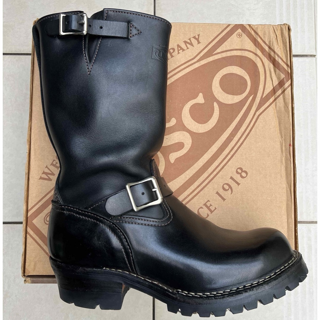 Wesco - WESCO BOSS ウエスコ ボス 9D ブラック 黒 超超超良品 Wesco - WESCO BOSS ウエスコ ボス 9D ブラック 黒 超超超良品