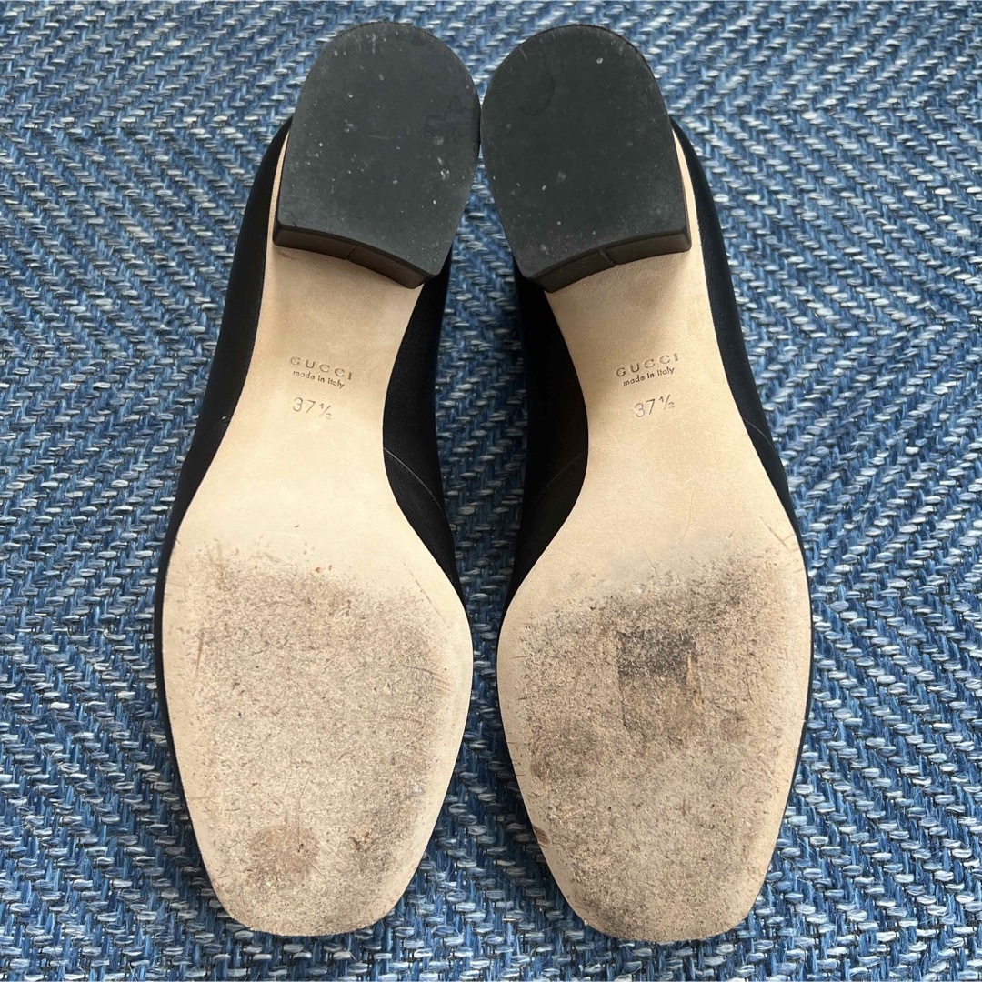 GUCCI - GUCCI ホースビット チャンキーヒール 37.5 BKの通販 by GUCCI - GUCCI ホースビット チャンキーヒール 37.5 BKの通販 by