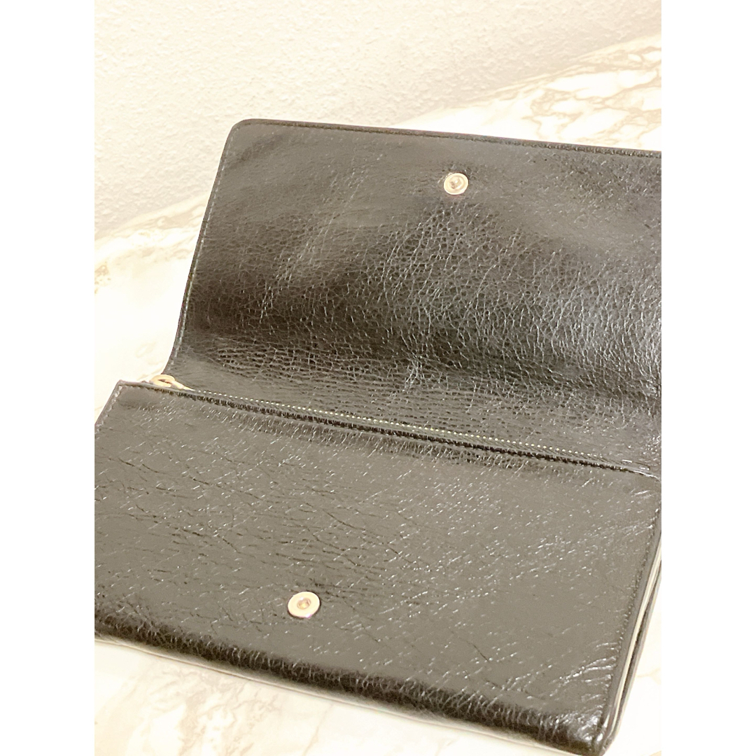 BALENCIAGA - 人気 美品 バレンシアガ 長財布 札入れ 黒 BALENCIAGA - 人気 美品 バレンシアガ 長財布 札入れ 黒