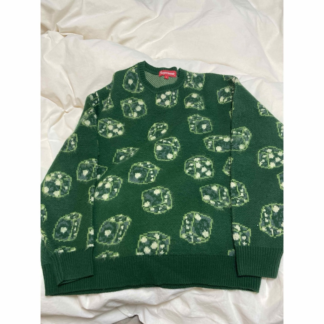 定価以下: Supreme Dice Sweater Sサイズ Green 定価以下: Supreme Dice Sweater Sサイズ Green
