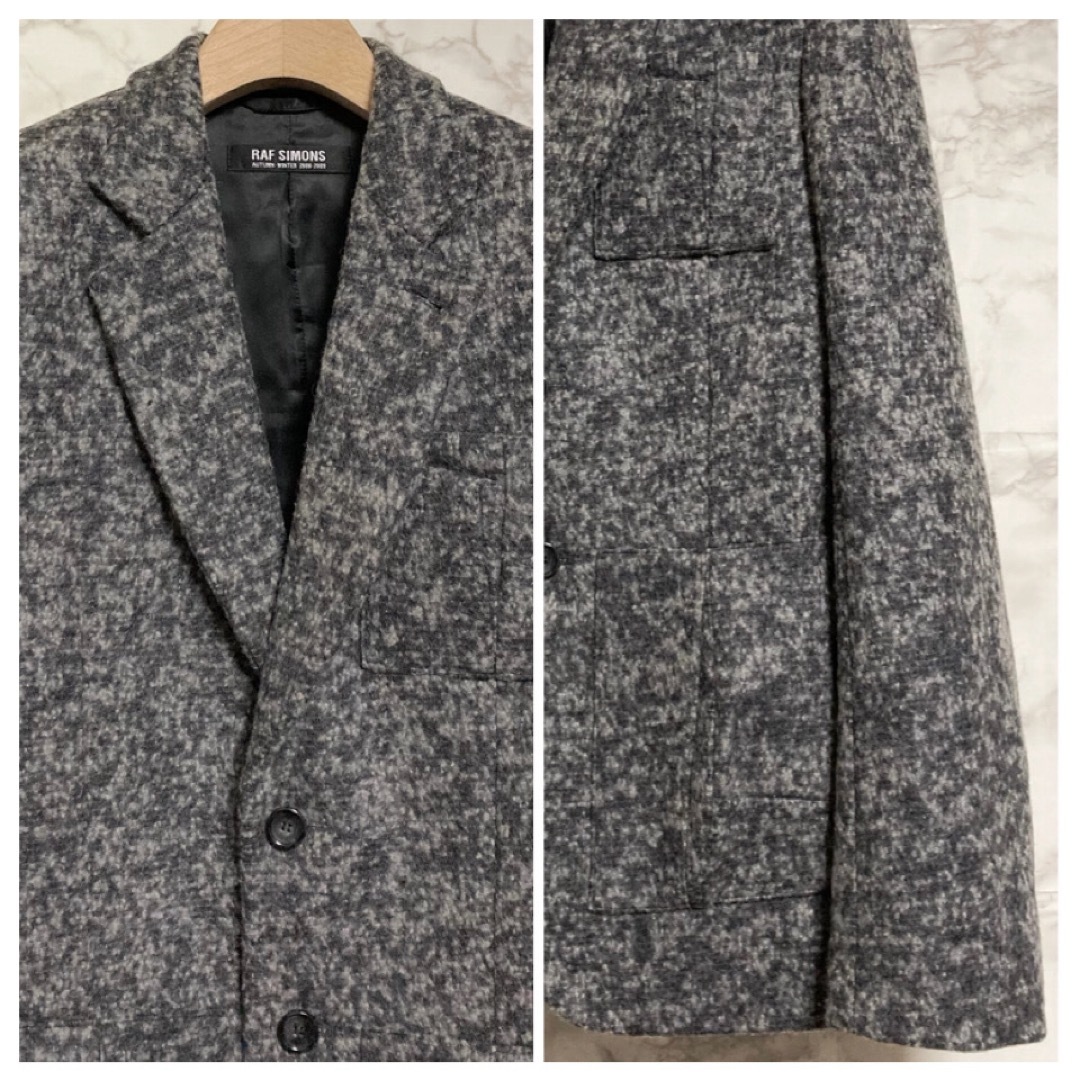 RAF SIMONS - 【新品同様 08AW LOOK13】RAF SIMONS 土壌層 総柄 RAF SIMONS - 【新品同様 08AW LOOK13】RAF SIMONS 土壌層 総柄