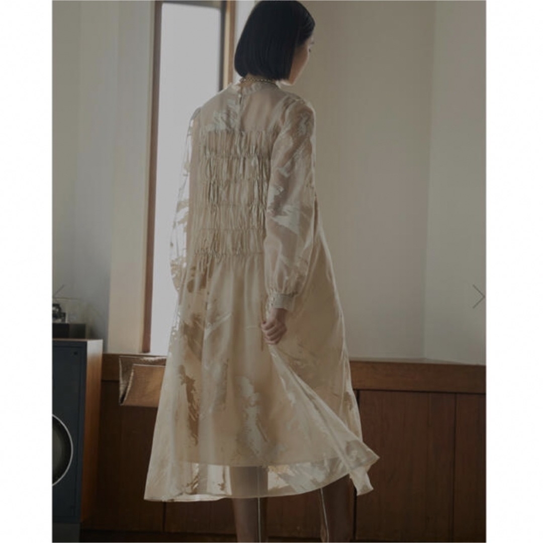 Ameri RUBBER PAINT ART SHEER DRESS Ameri RUBBER PAINT ART SHEER DRESS