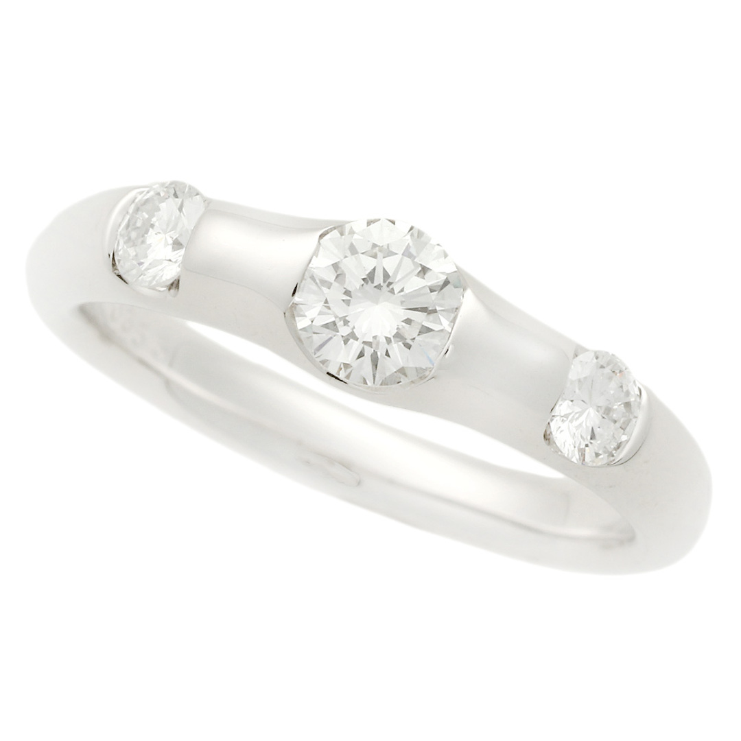 本物保証】 新品同様 リング 指輪 K18WG ダイヤモンド 0.356ct 本物保証】 新品同様 リング 指輪 K18WG ダイヤモンド 0.356ct