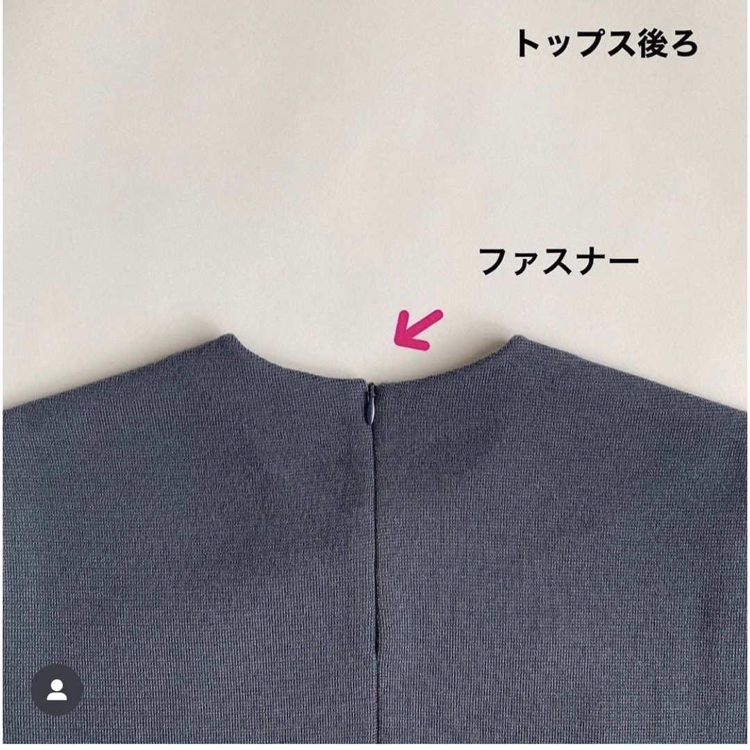 LOHEN ローヘン ミラノリブニットトップス⭐︎グレー LOHEN ローヘン ミラノリブニットトップス⭐︎グレー