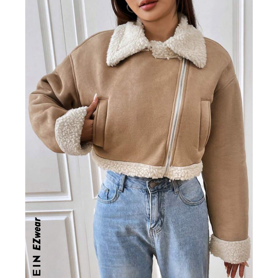 SHEIN - ムートンコート ムートンジャケット ベージュの通販 by SHEIN - ムートンコート ムートンジャケット ベージュの通販 by