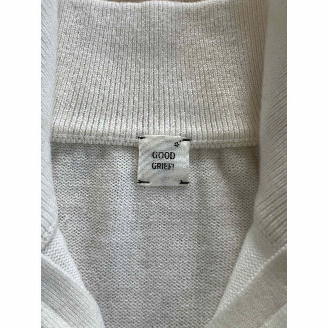 GOOD GRIEF/グッドグリーフBorder Zip Knit TOP GOOD GRIEF/グッドグリーフBorder Zip Knit TOP