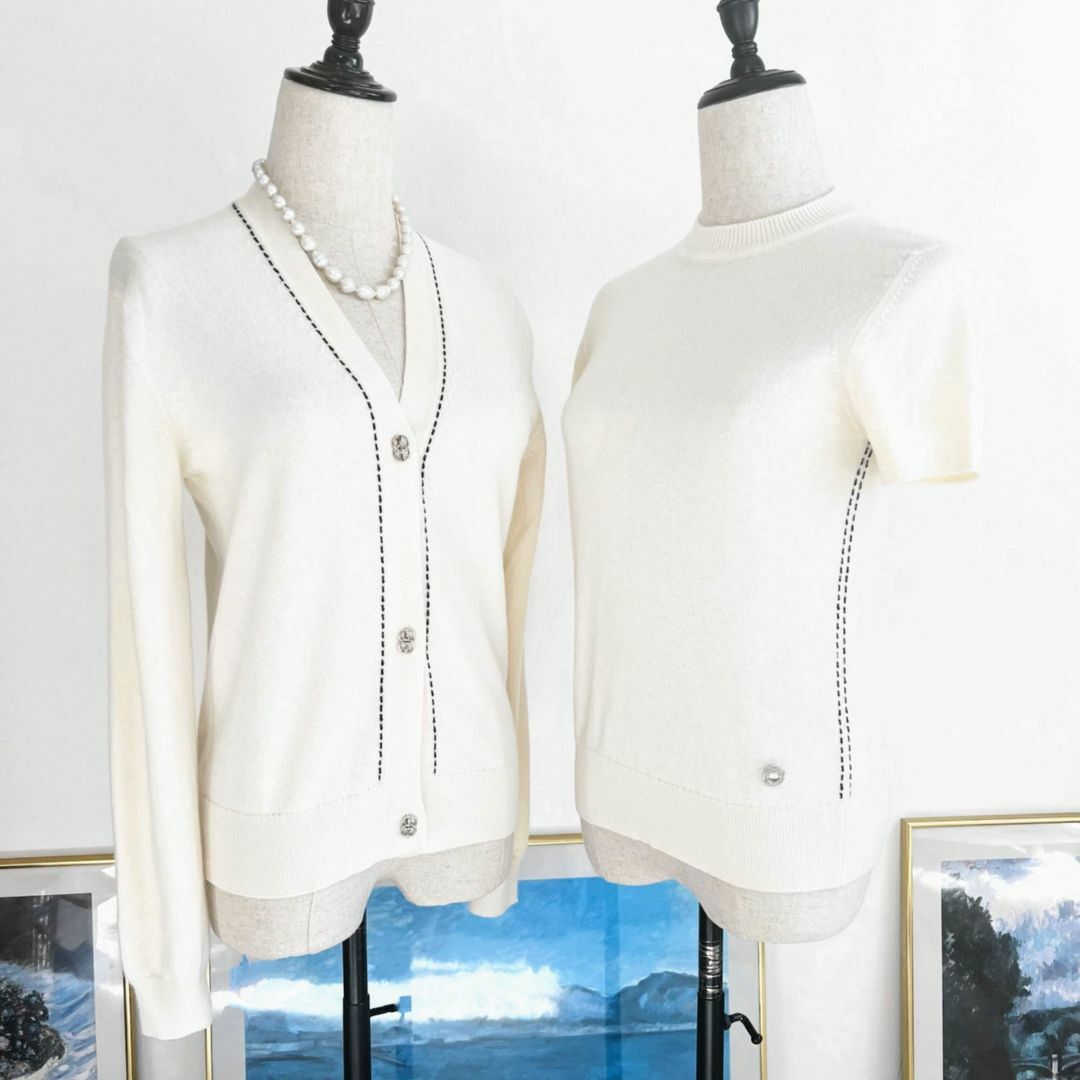 HERMES - ☆HERMES☆極美品☆2022☆カシミヤ☆カーディガン HERMES - ☆HERMES☆極美品☆2022☆カシミヤ☆カーディガン