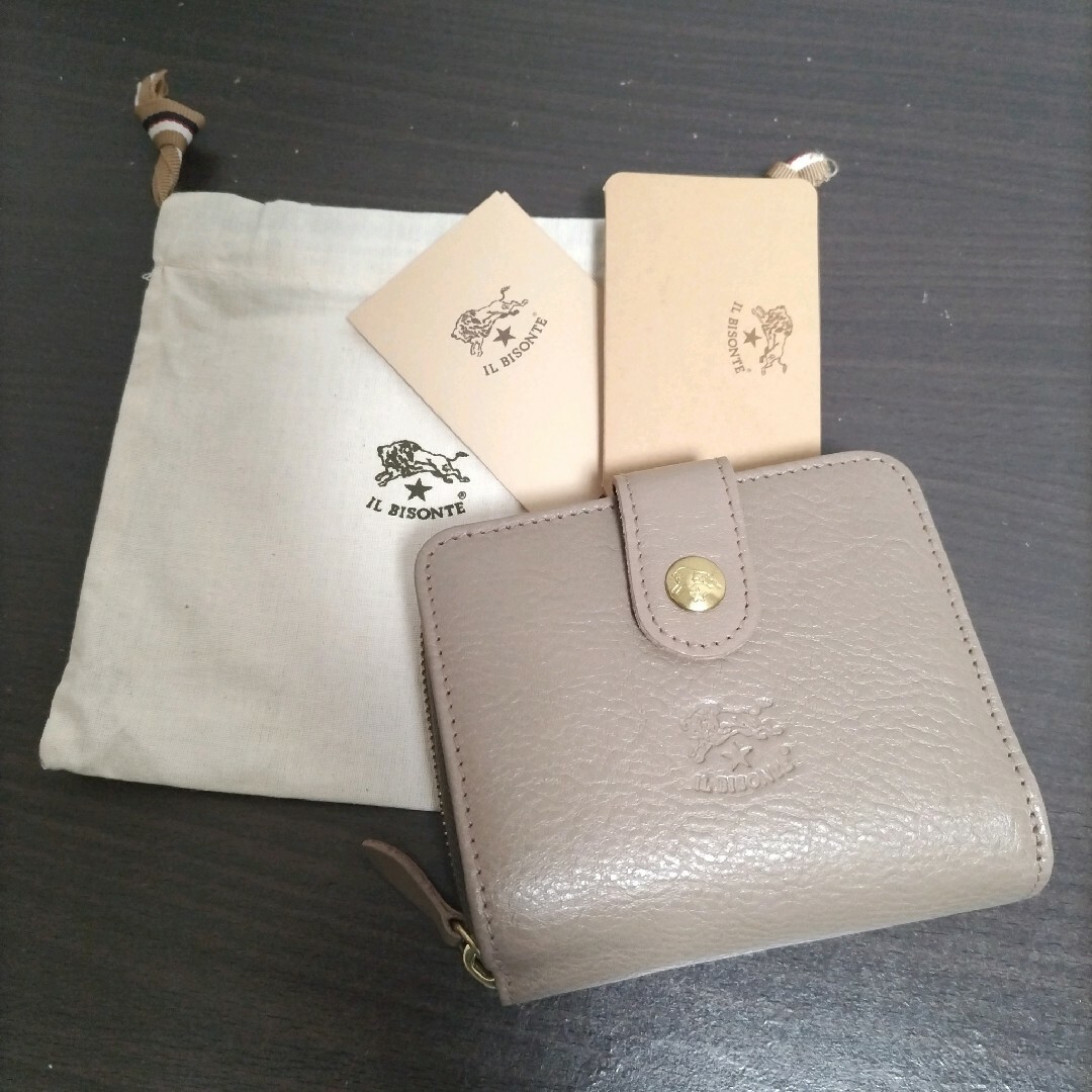 IL BISONTE - 新品 イルビゾンテ 本革 レザー ラウンド IL BISONTE - 新品 イルビゾンテ 本革 レザー ラウンド