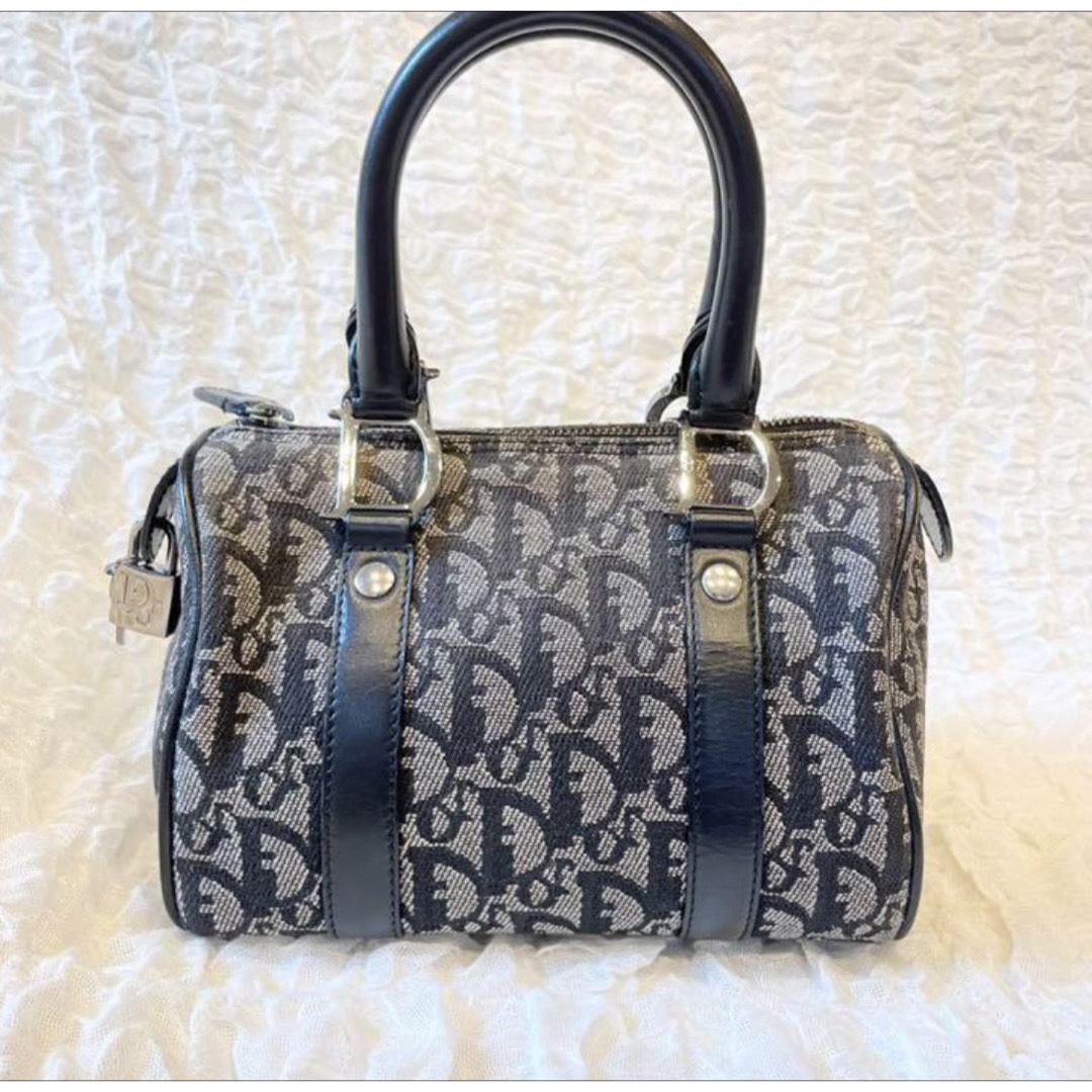 Christian Dior - Diorトロッターヴィンテージミニボストンの Christian Dior - Diorトロッターヴィンテージミニボストンの