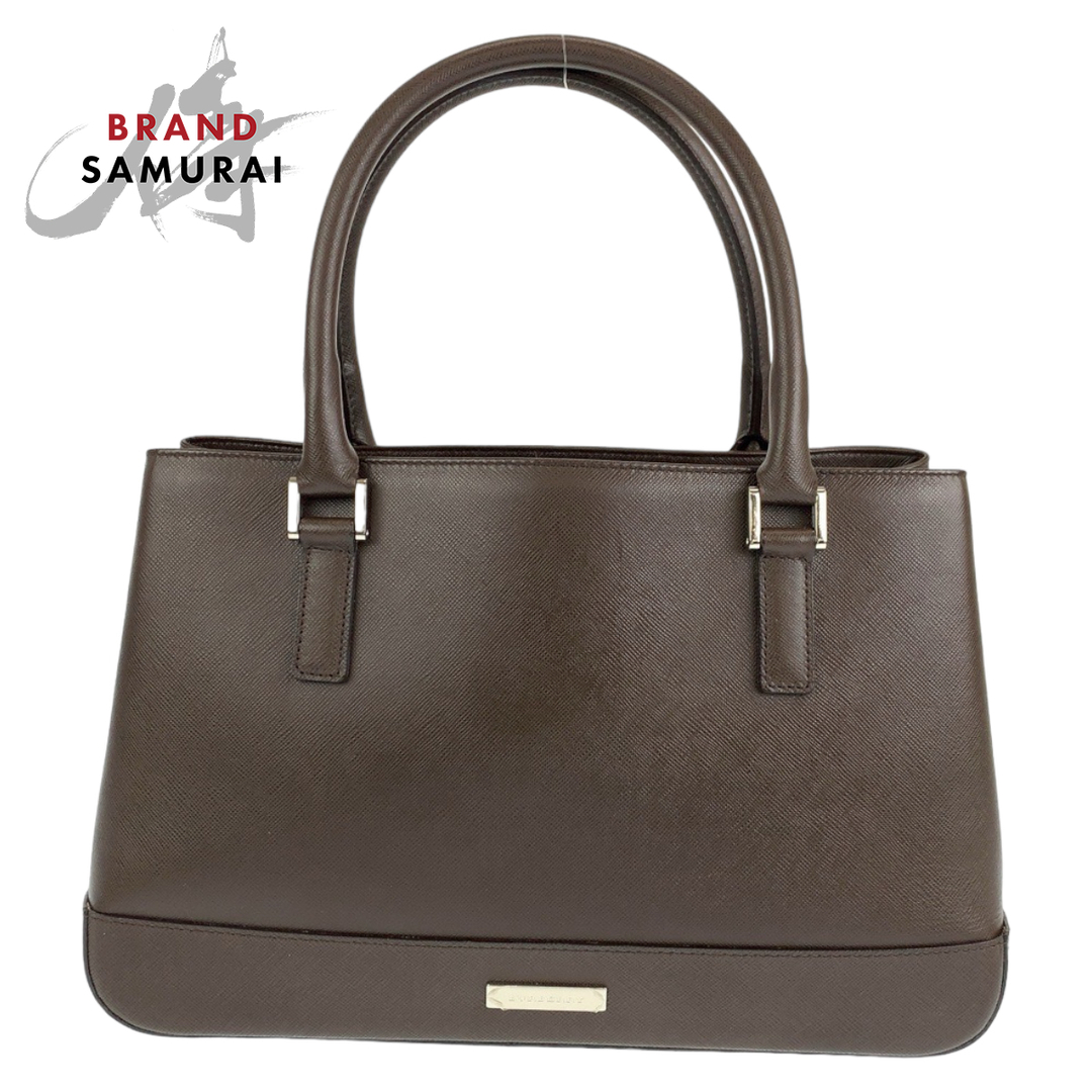 美品 BURBERRY バーバリー 中チェック柄 ブラウン レザー 美品 BURBERRY バーバリー 中チェック柄 ブラウン レザー