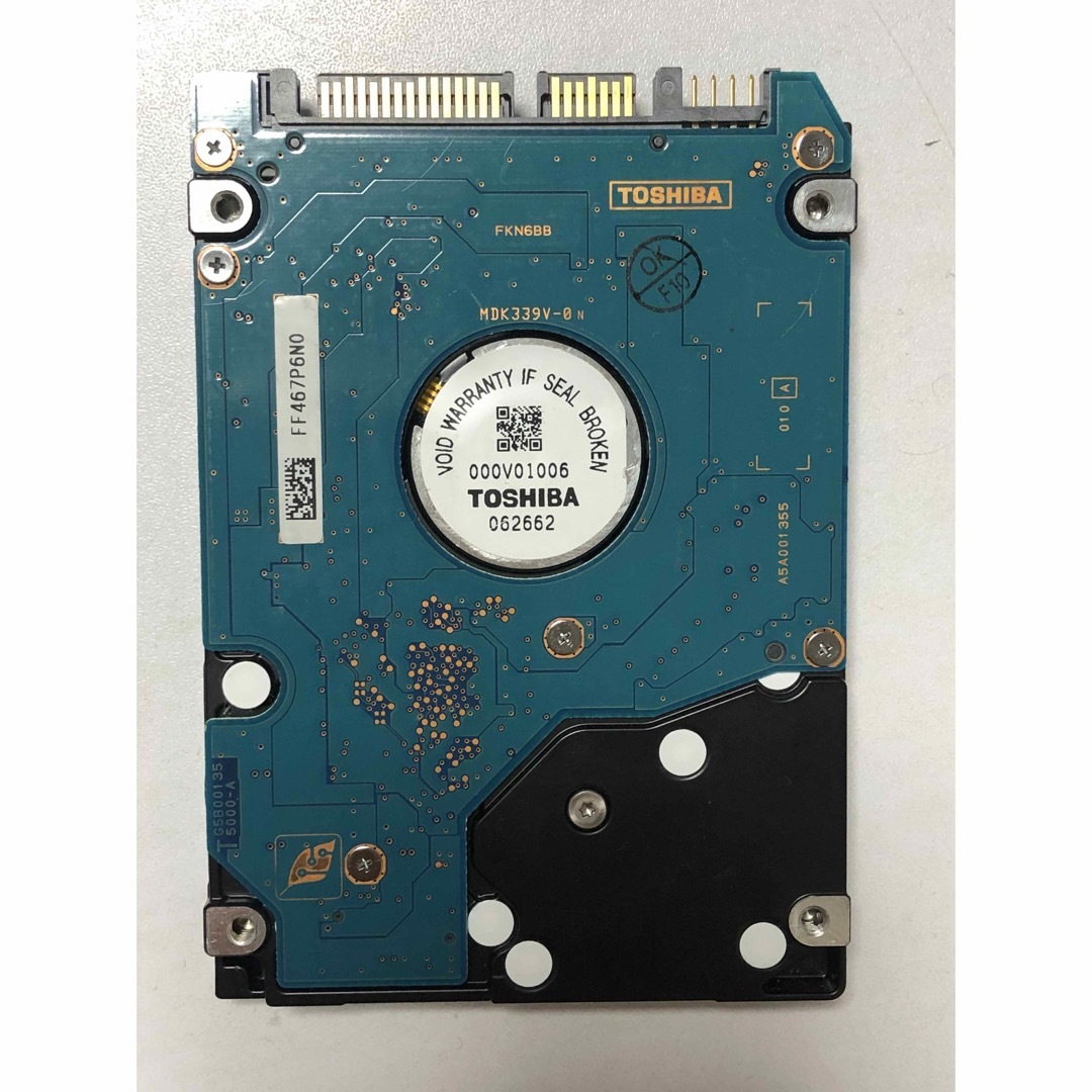 東芝 - 中古品 TOSHIBA 2.5インチHDD MK8032GSX 80GB/H01の通販 東芝 - 中古品 TOSHIBA 2.5インチHDD MK8032GSX 80GB/H01の通販