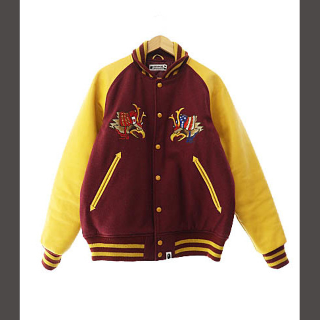 A BATHING APE bape ポカス JACKET スタジャン L 30 A BATHING APE bape ポカス JACKET スタジャン L 30