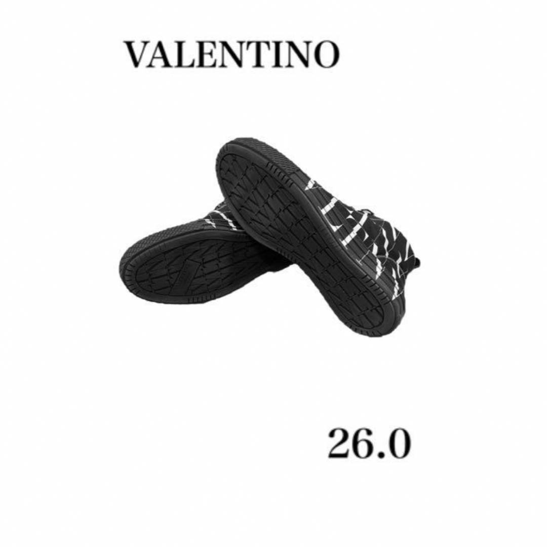 VALENTINO - 【超美品】VALENTINO GARAVANI◇ロゴ ハイカット VALENTINO - 【超美品】VALENTINO GARAVANI◇ロゴ ハイカット