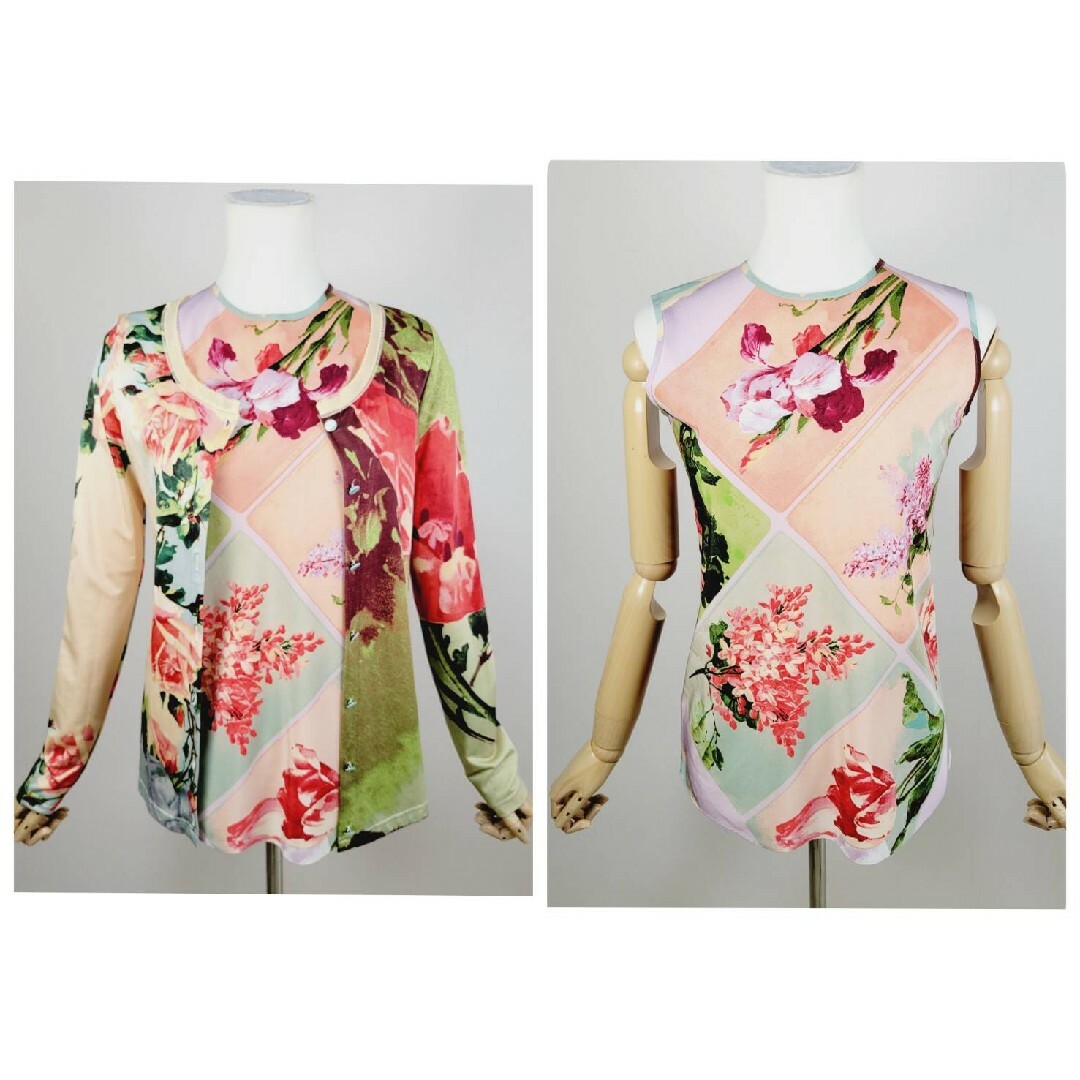 Jean-Paul GAULTIER - 【美品】Jean Paul GAULTIER FEMME 花柄 Jean-Paul GAULTIER - 【美品】Jean Paul GAULTIER FEMME 花柄
