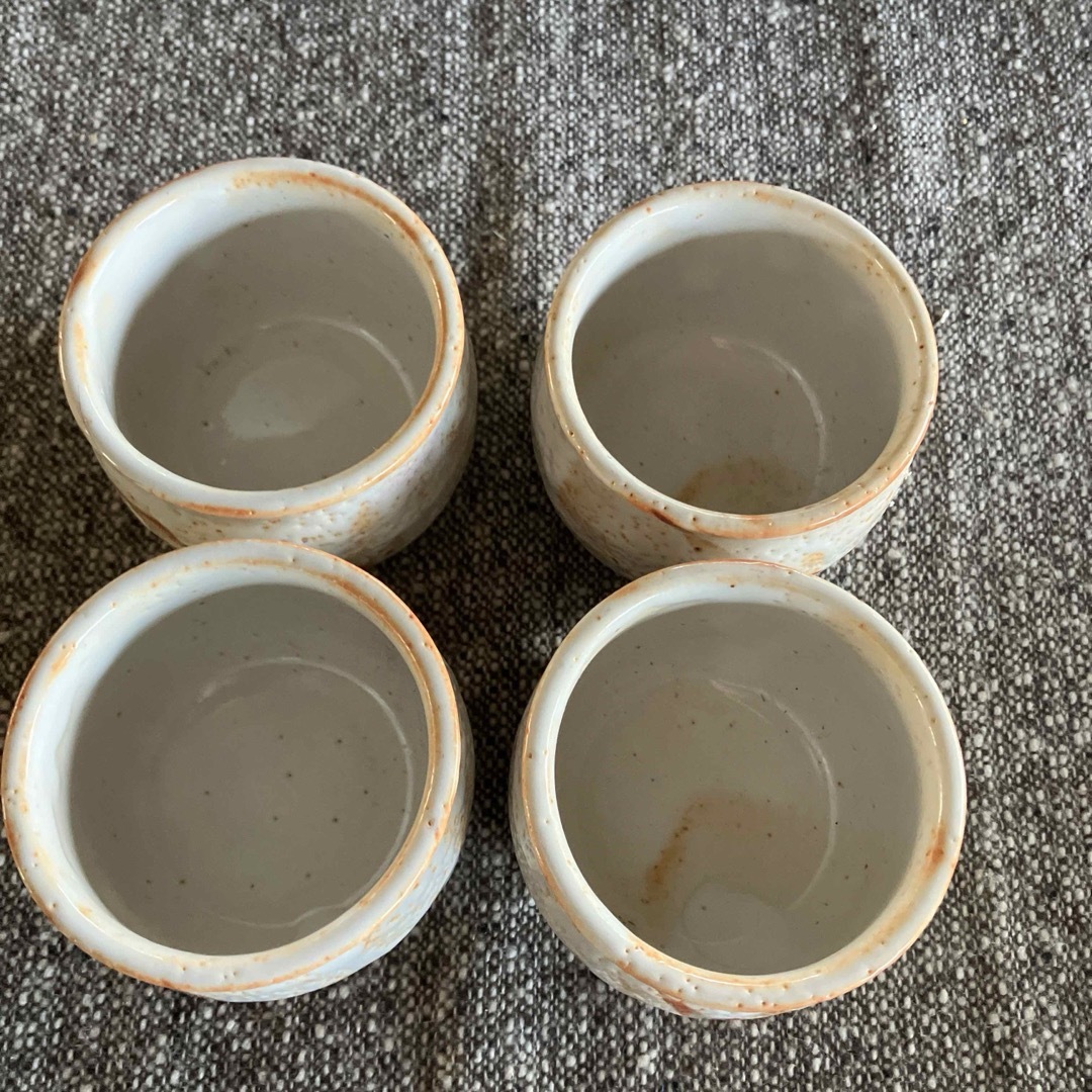 美濃焼 志野焼 湯呑み 茶器 4客の通販 by さとなか's shop|ラクマ 美濃焼 志野焼 湯呑み 茶器 4客の通販 by さとなか's shop|ラクマ