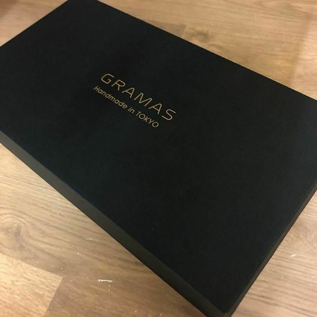 GRAMAS - GRAMAS 本革 長財布 オーガナイザー ネイビー x GRAMAS - GRAMAS 本革 長財布 オーガナイザー ネイビー x