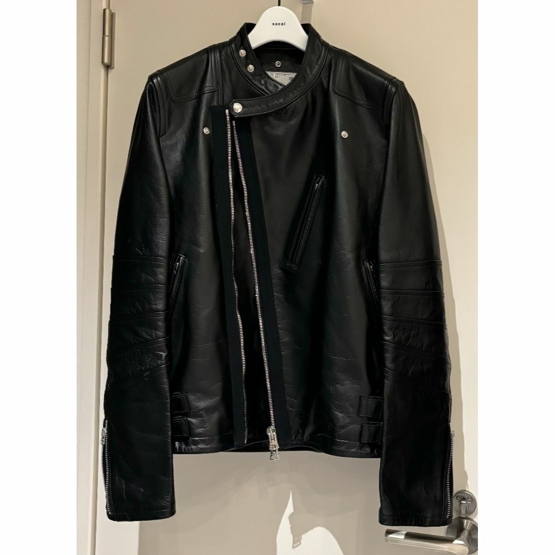 sacai - sacai 4way レザーライダースジャケットの通販 by sacai - sacai 4way レザーライダースジャケットの通販 by