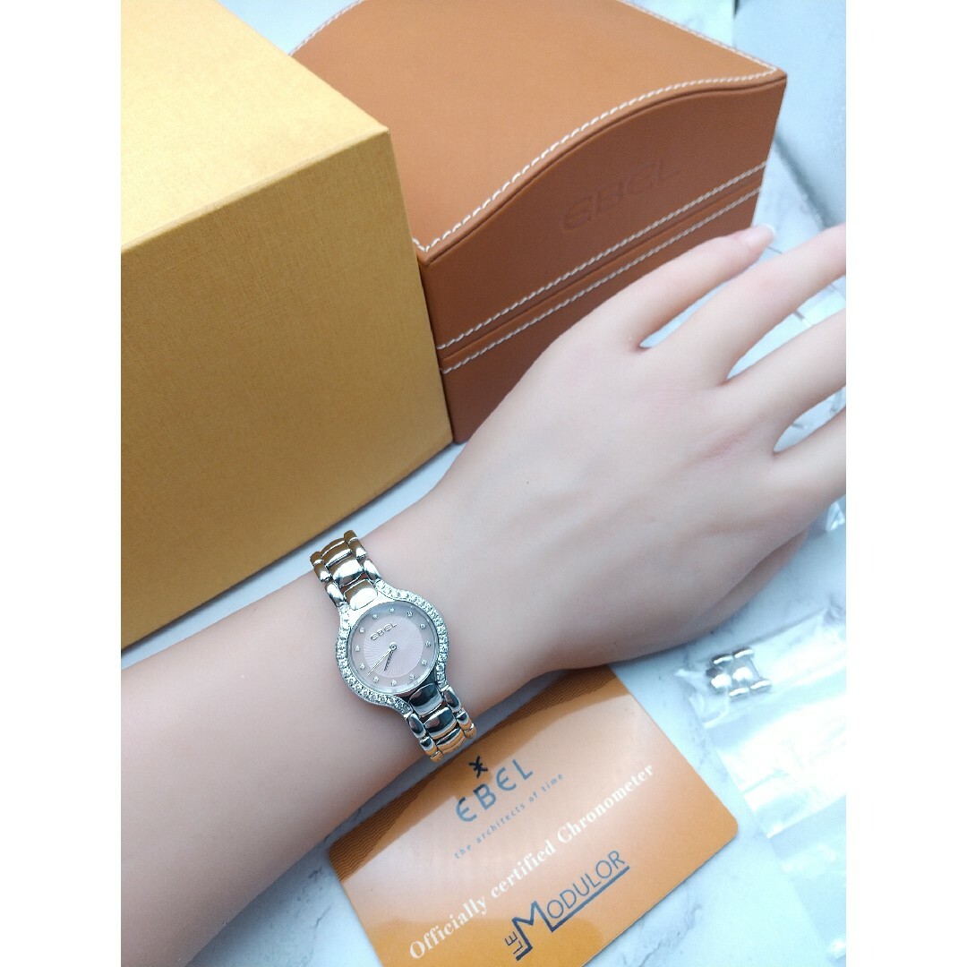EBEL - EBEL エベル ベルーガミニ 希少 美品 48Pダイヤ クォーツ EBEL - EBEL エベル ベルーガミニ 希少 美品 48Pダイヤ クォーツ