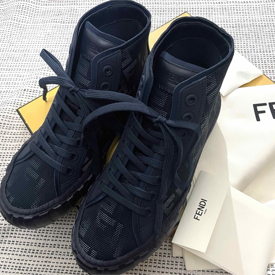 FENDI - フェンディのフォースレースアップスニーカー 24-24.5cm FENDI - フェンディのフォースレースアップスニーカー 24-24.5cm