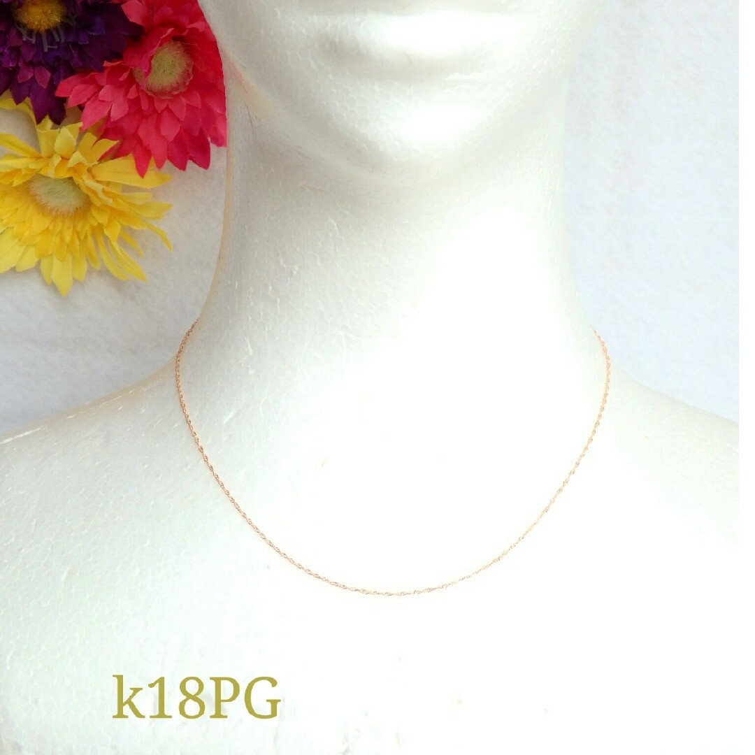 ラッキー様専用 k18ネックレス PG スクリューチェーン ラッキー様専用 k18ネックレス PG スクリューチェーン
