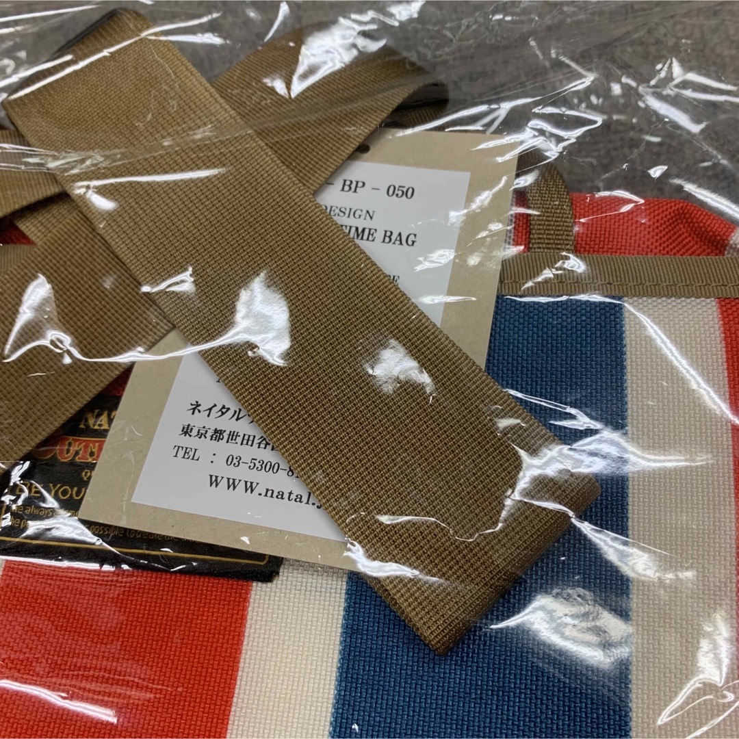 新品未使用】NATAL DESIGN WALKY TIME BAG ストライプ 新品未使用】NATAL DESIGN WALKY TIME BAG ストライプ
