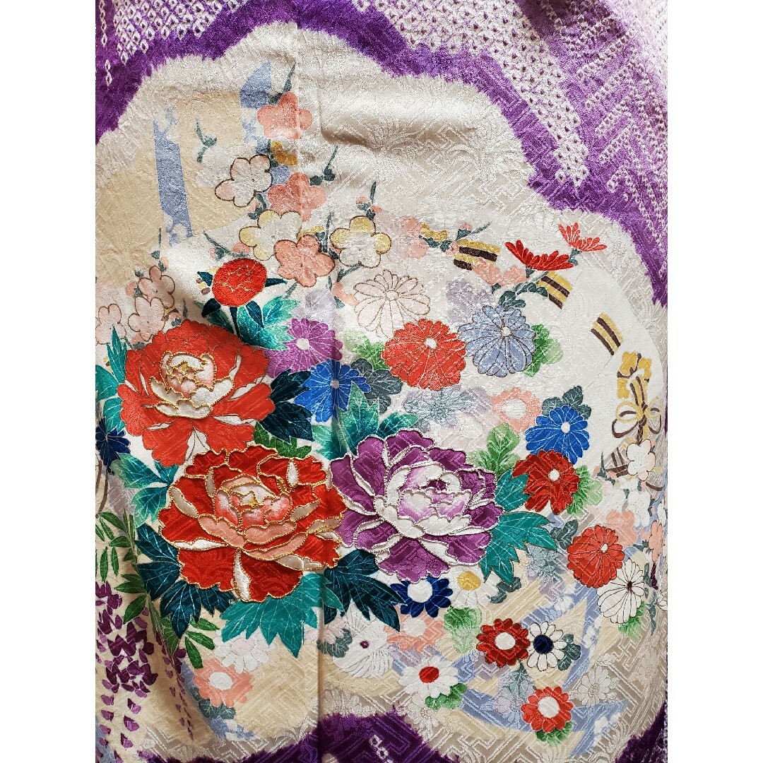 振り袖R、長襦袢、袋帯、小物セットの通販 by ゆきばば's shop 振り袖R、長襦袢、袋帯、小物セットの通販 by ゆきばば's shop
