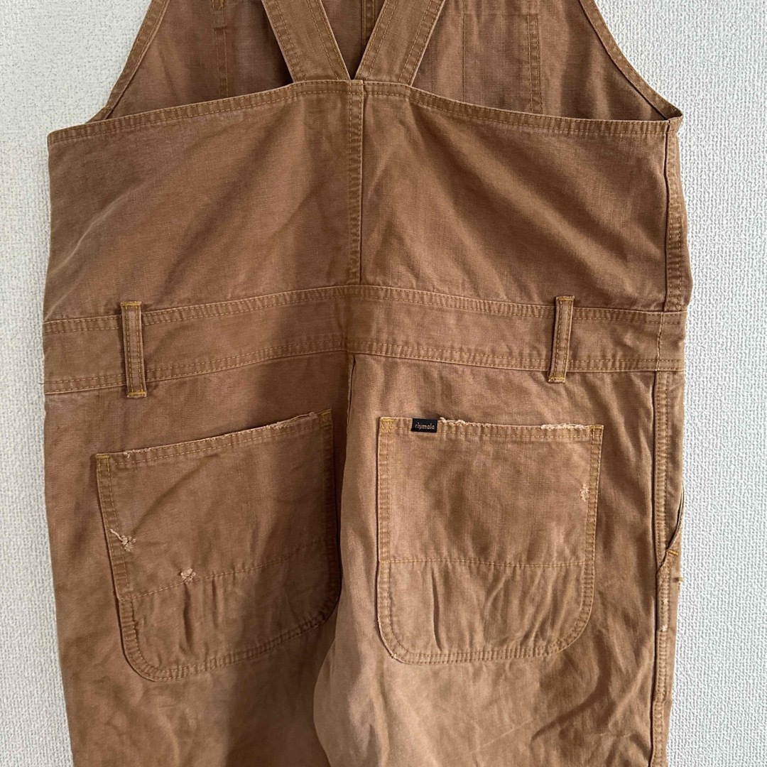 chimala - chimala ダメージ加工ビッグシルエットサロペット Mの chimala - chimala ダメージ加工ビッグシルエットサロペット Mの