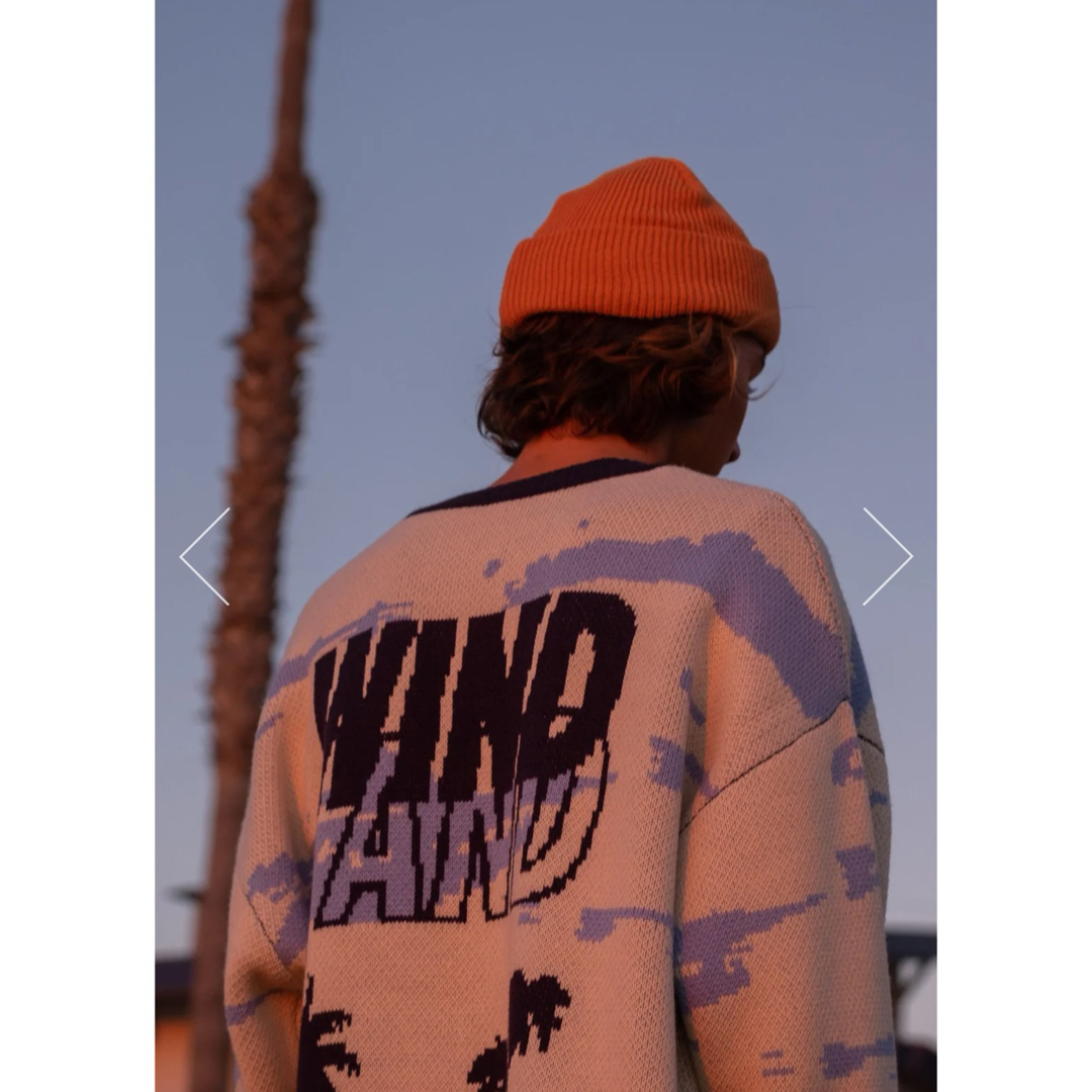 WIND AND SEA - WINDAND SEA SEA SUNSET SWEATER / BLUE Lの WIND AND SEA - WINDAND SEA SEA SUNSET SWEATER / BLUE Lの