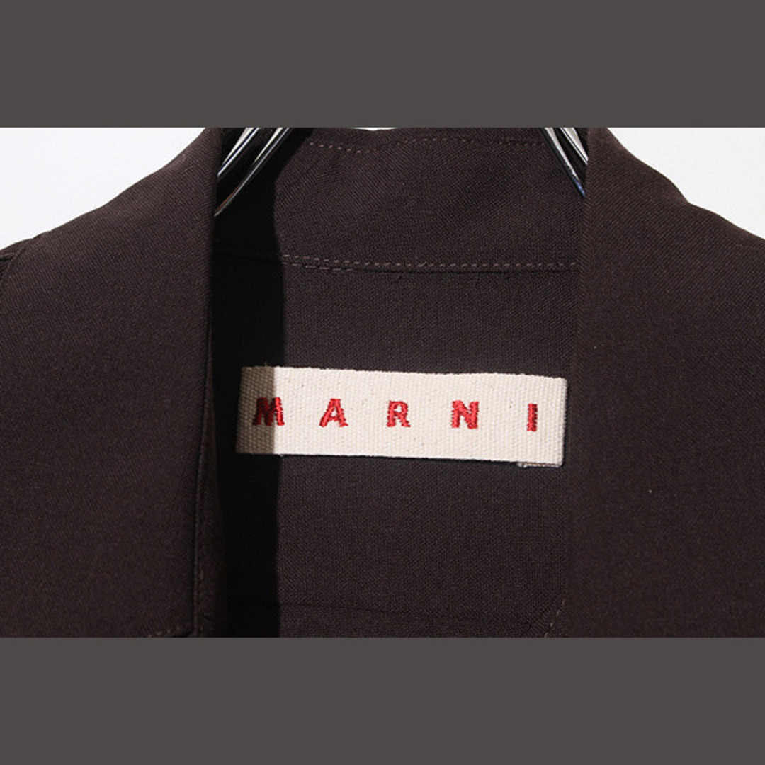 22SS MARNI マルニ SIZE:46 ウールトロピカルシャツ ブラウン 22SS MARNI マルニ SIZE:46 ウールトロピカルシャツ ブラウン