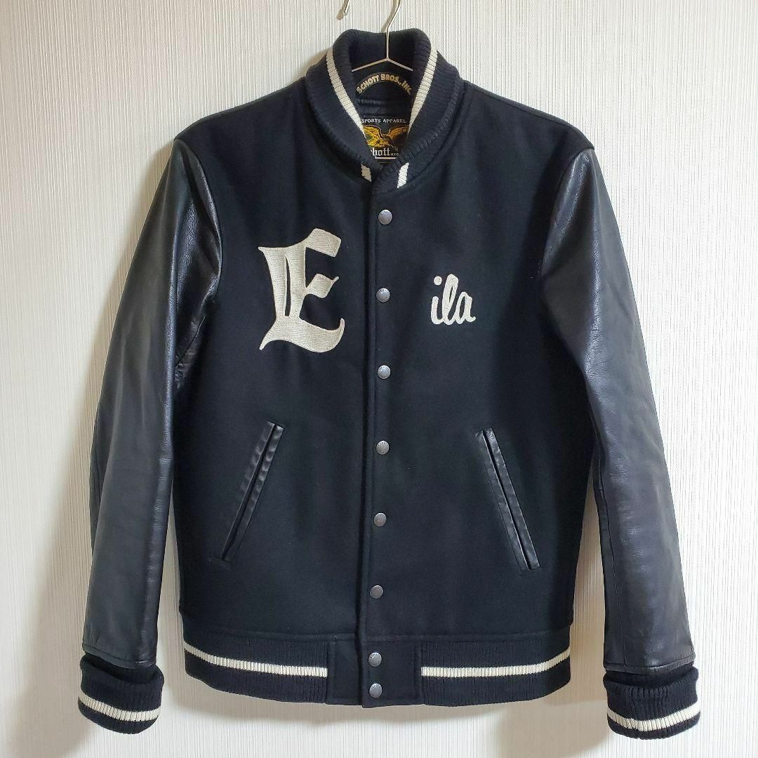 Schott ショット スタジャン アルファ レザー ジャケット Schott ショット スタジャン アルファ レザー ジャケット