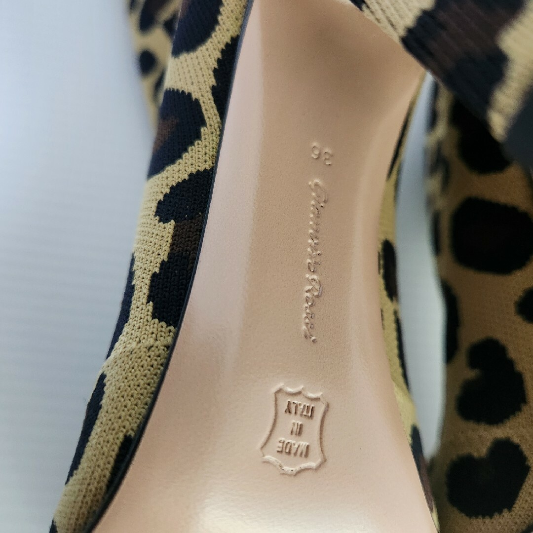 Gianvito Rossi/ジャンヴィットロッシ ソックスブーツ レオパード Gianvito Rossi/ジャンヴィットロッシ ソックスブーツ レオパード