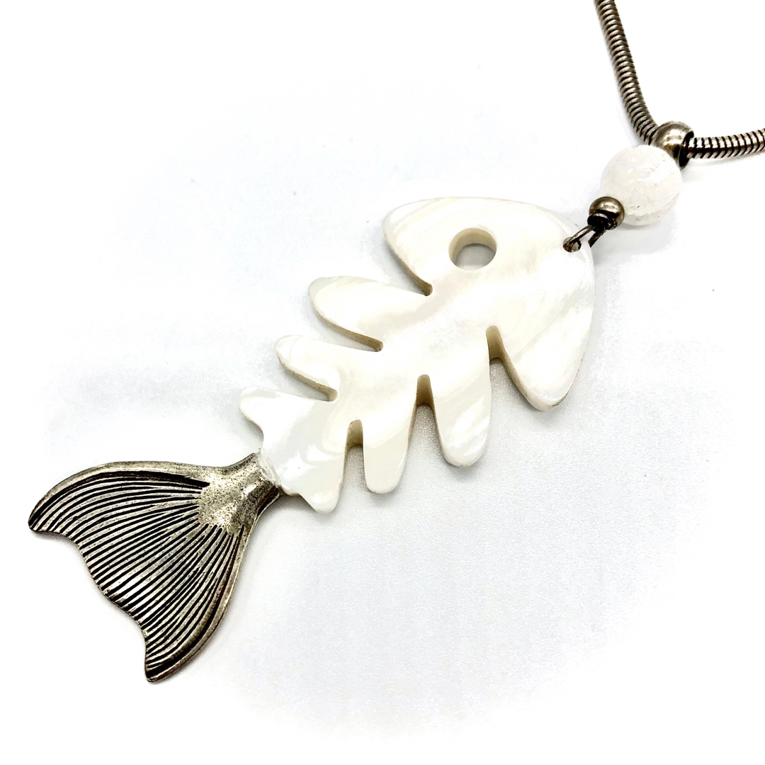 nature bijoux ネックレス 魚 骨 フィッシュボーン シルバー nature bijoux ネックレス 魚 骨 フィッシュボーン シルバー