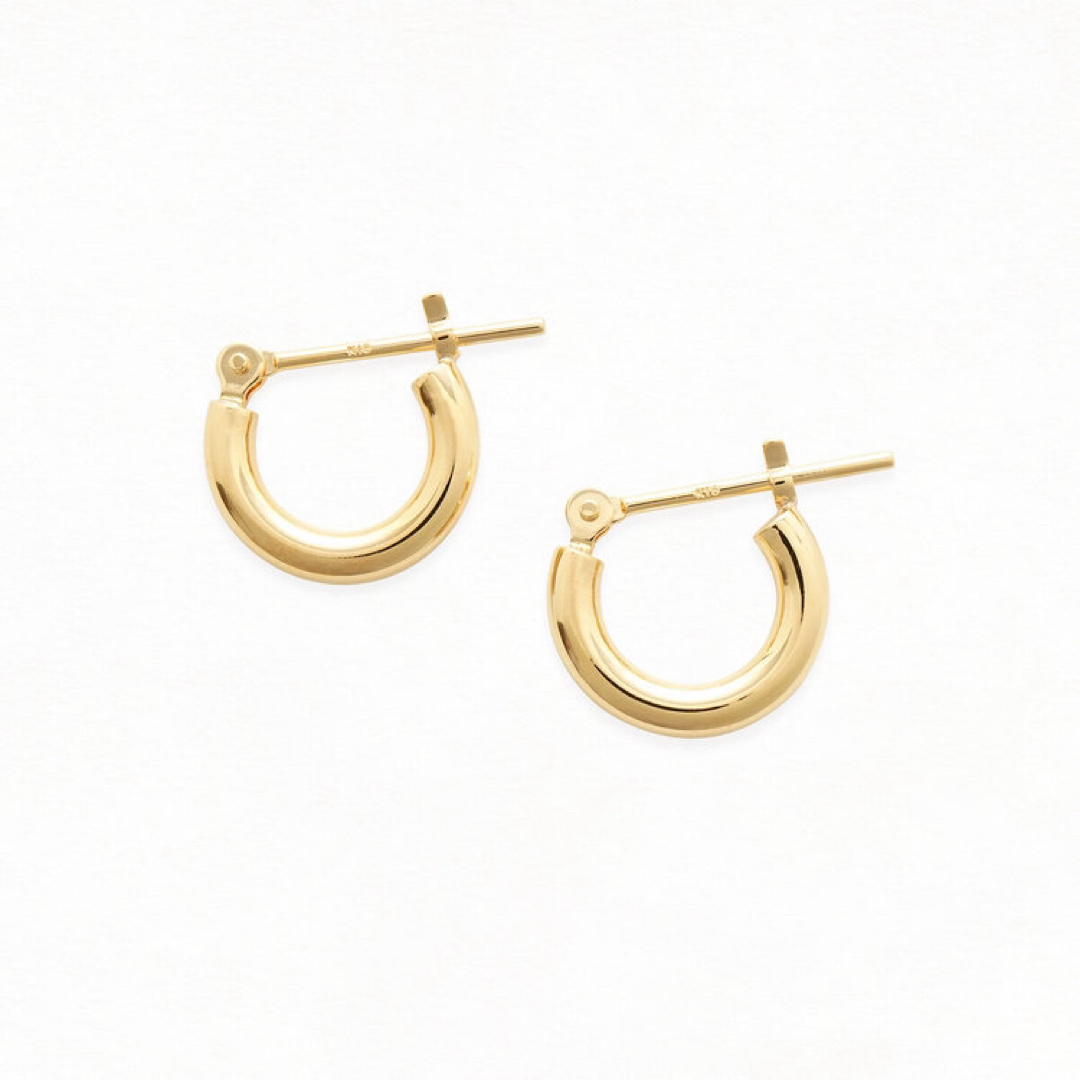 STAR JEWELRY - 【新品☆片耳のみ】K18イエローゴールド フープ STAR JEWELRY - 【新品☆片耳のみ】K18イエローゴールド フープ