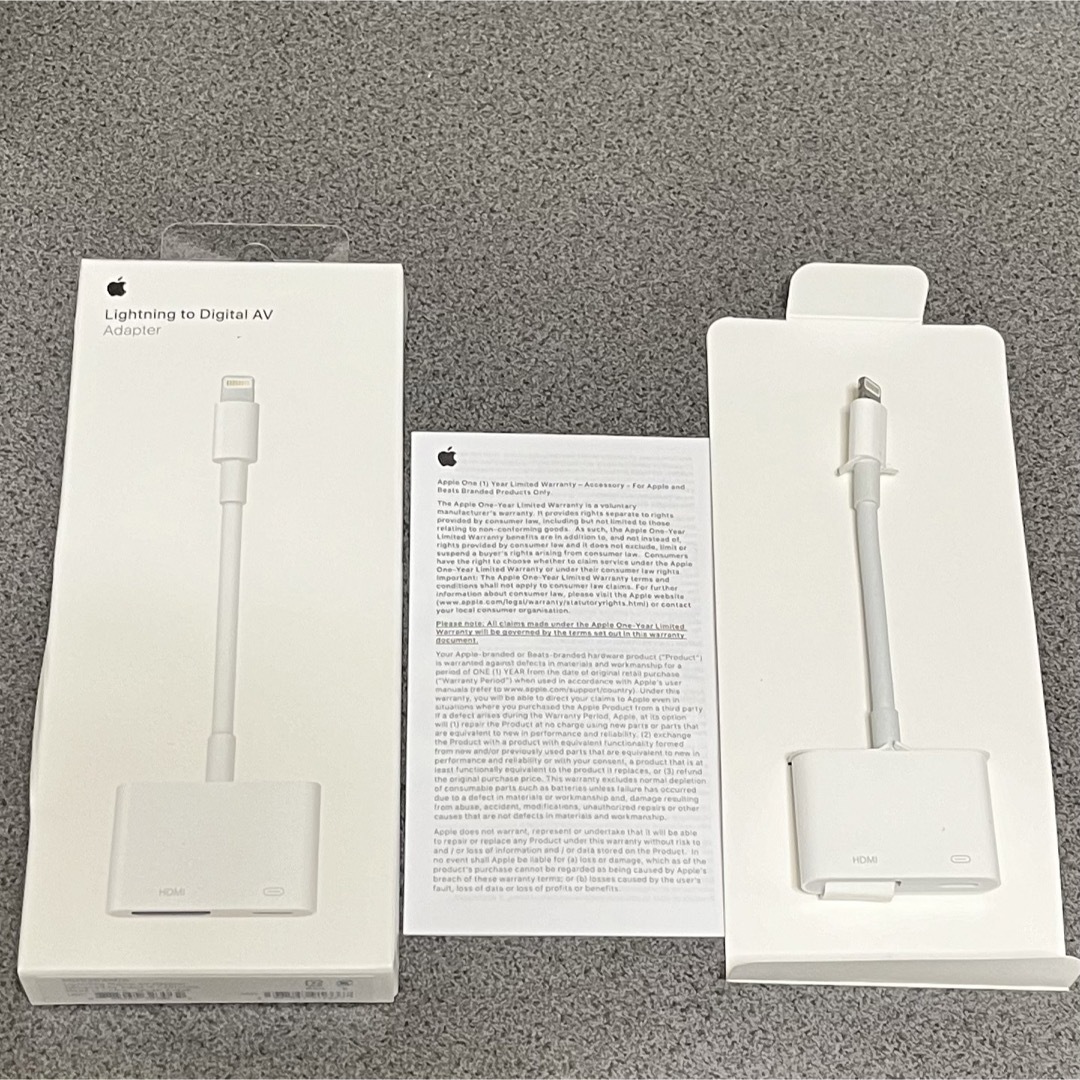 Apple 逃げ出す Lightning Digital AVアダプタ Apple 逃げ出す Lightning Digital AVアダプタ