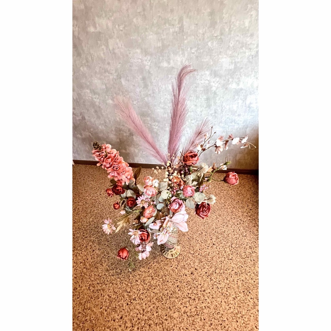 ダイソー¥200造花アレンジ。寄せ植え等のお話しの通販 by 滋賀 ダイソー¥200造花アレンジ。寄せ植え等のお話しの通販 by 滋賀