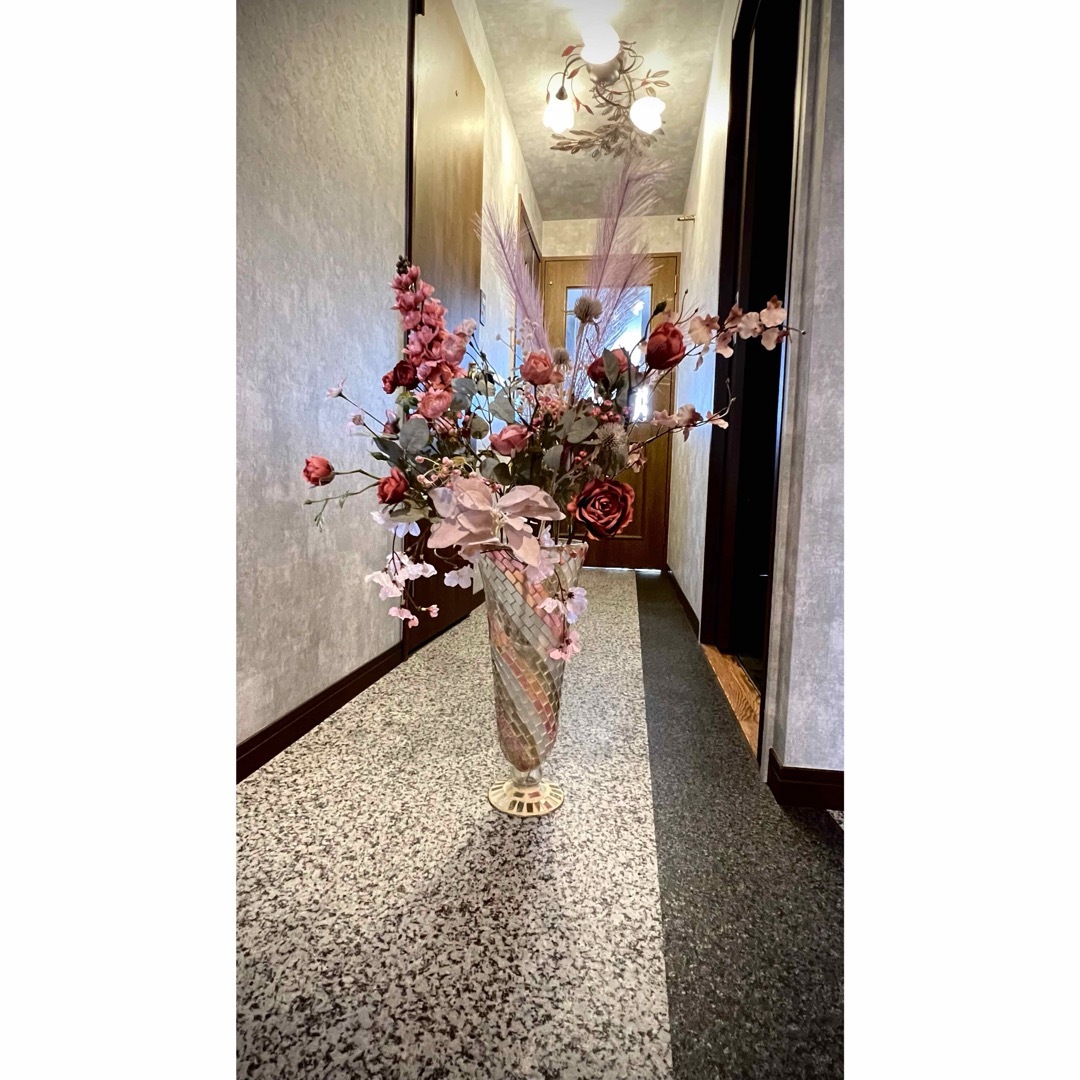 ダイソー¥200造花アレンジ。寄せ植え等のお話しの通販 by 滋賀 ダイソー¥200造花アレンジ。寄せ植え等のお話しの通販 by 滋賀