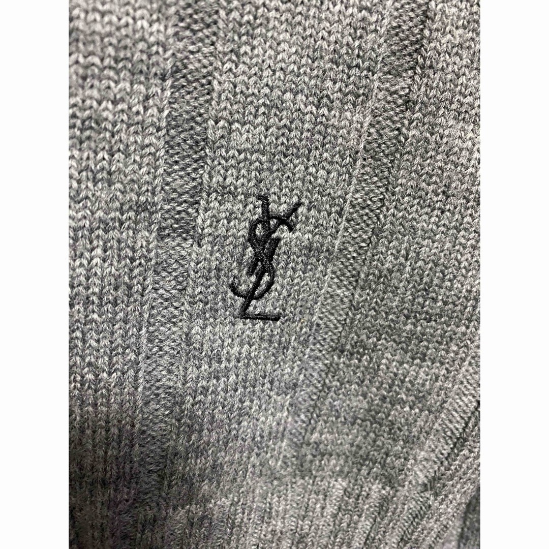 タグ付き・未使用】YVES SAINT LAURENT グレー セーター タグ付き・未使用】YVES SAINT LAURENT グレー セーター