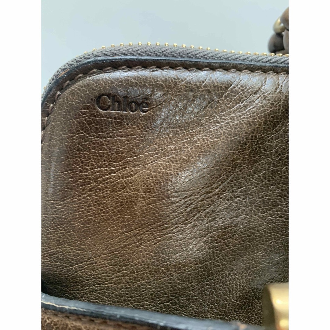 クロエ Chloe エロイーズ 伊勢丹購入 ビッグ 大 ブラウン カーキ クロエ Chloe エロイーズ 伊勢丹購入 ビッグ 大 ブラウン カーキ