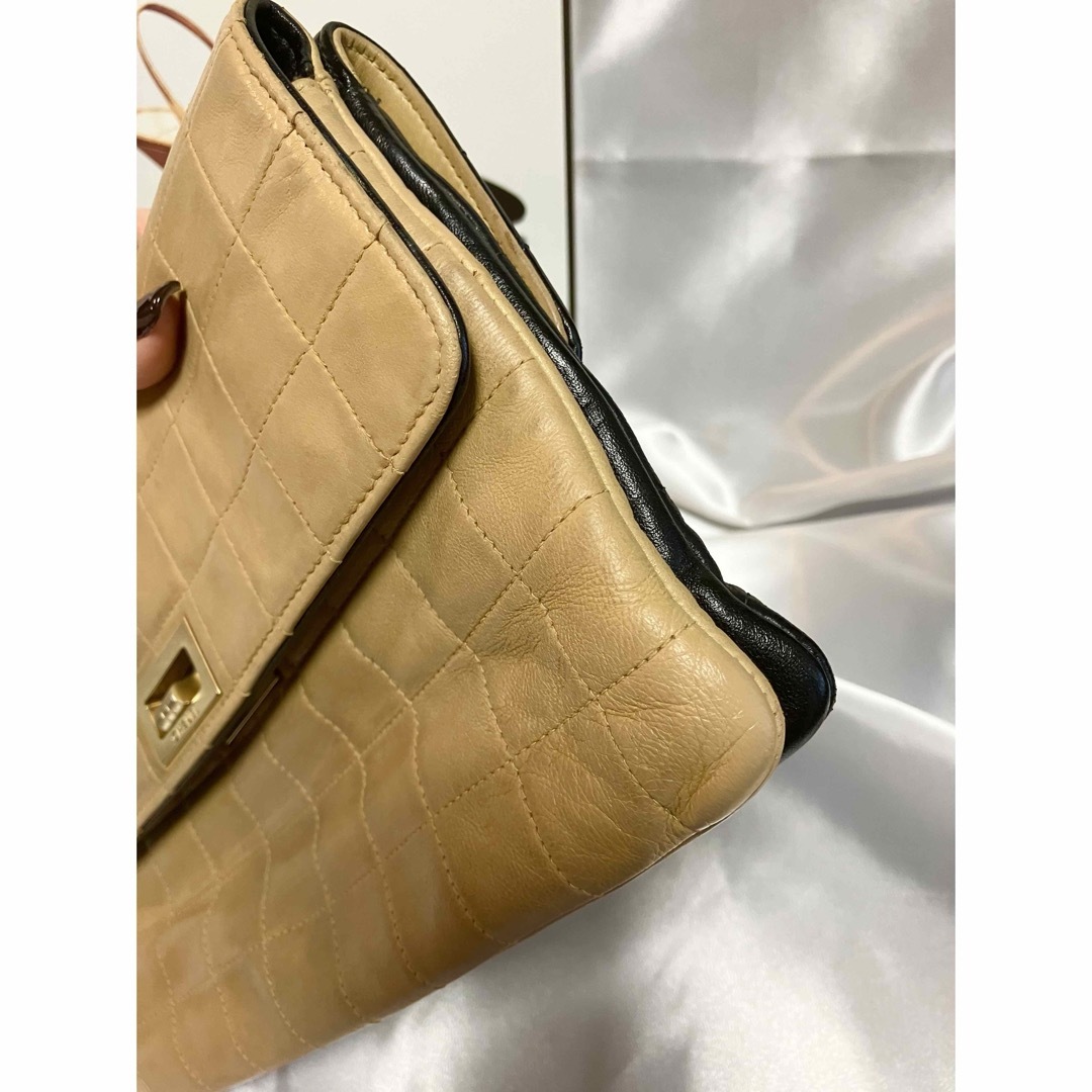 CHANEL シャネル チョコバー 2.55 両面フラップ チェーンバッグ CHANEL シャネル チョコバー 2.55 両面フラップ チェーンバッグ