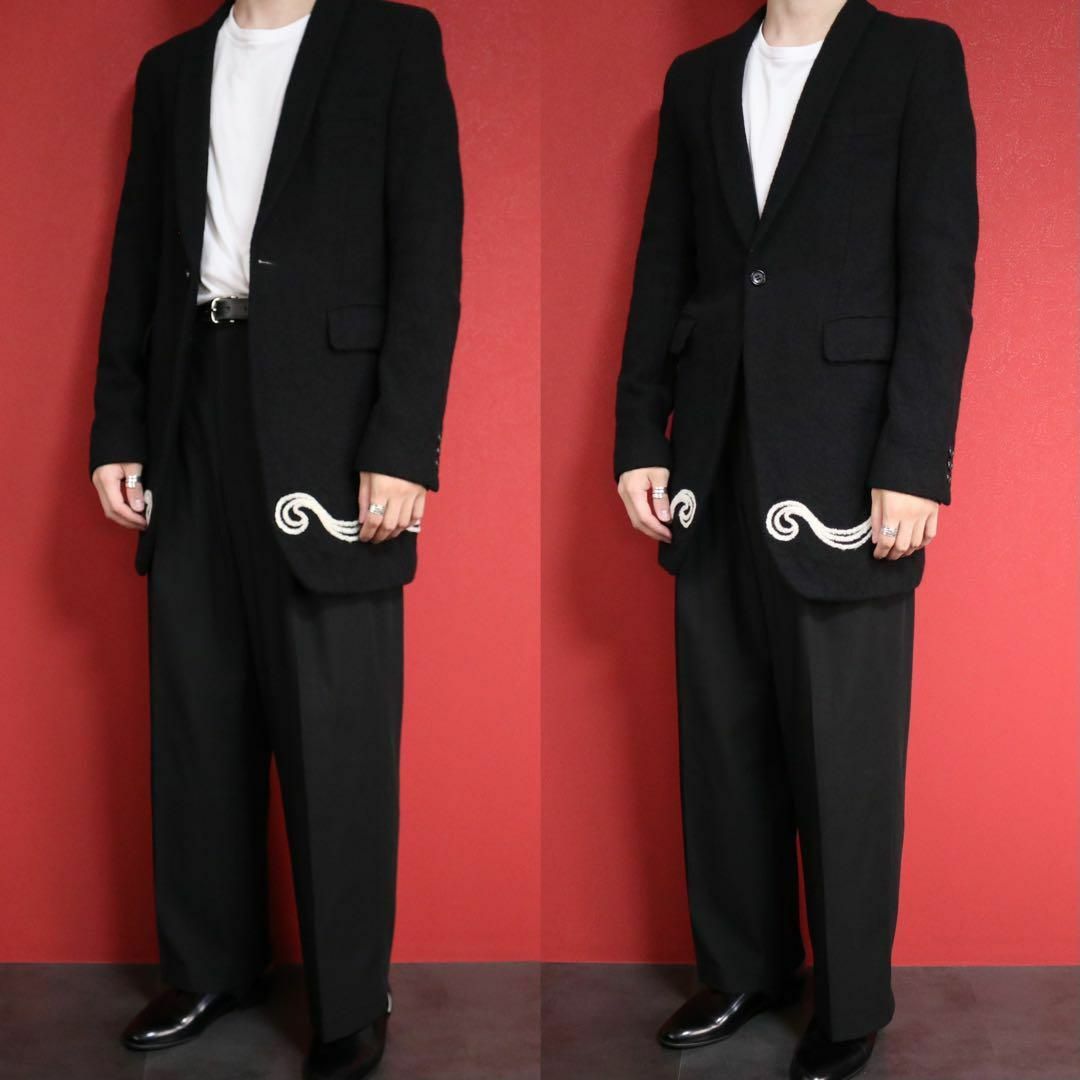 希少】コムデギャルソンオムプリュス 13AW 製品洗い ロング 希少】コムデギャルソンオムプリュス 13AW 製品洗い ロング