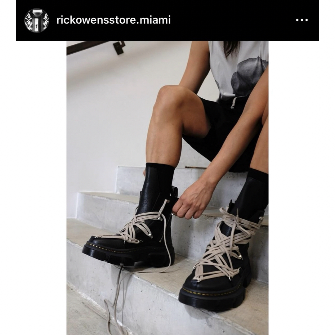 UK9 RICK OWENS Dr.Martens 1460 MEGA LACE UK9 RICK OWENS Dr.Martens 1460 MEGA LACE