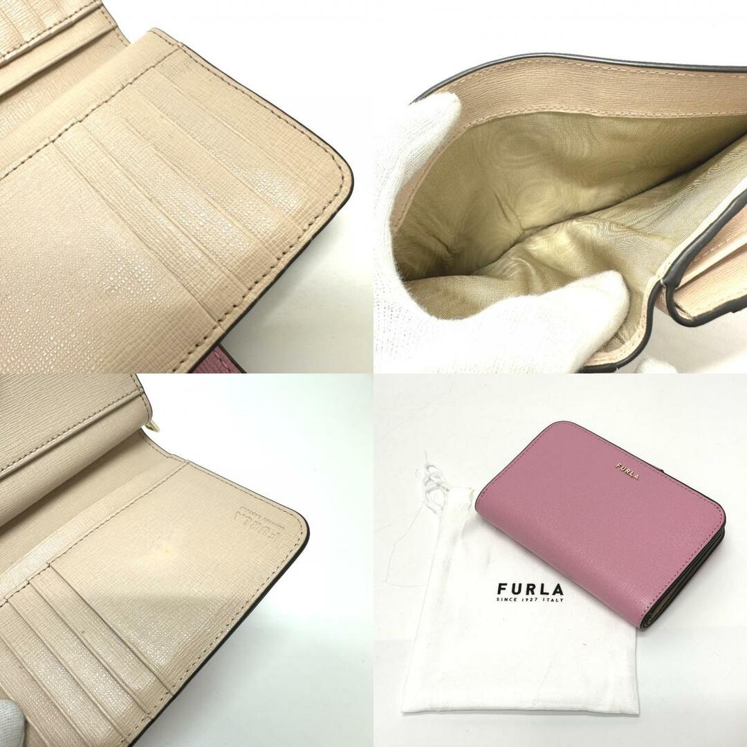 FURLA - フルラ FURLA 二つ折り財布 ロゴ 2つ折り財布 レザー FURLA - フルラ FURLA 二つ折り財布 ロゴ 2つ折り財布 レザー