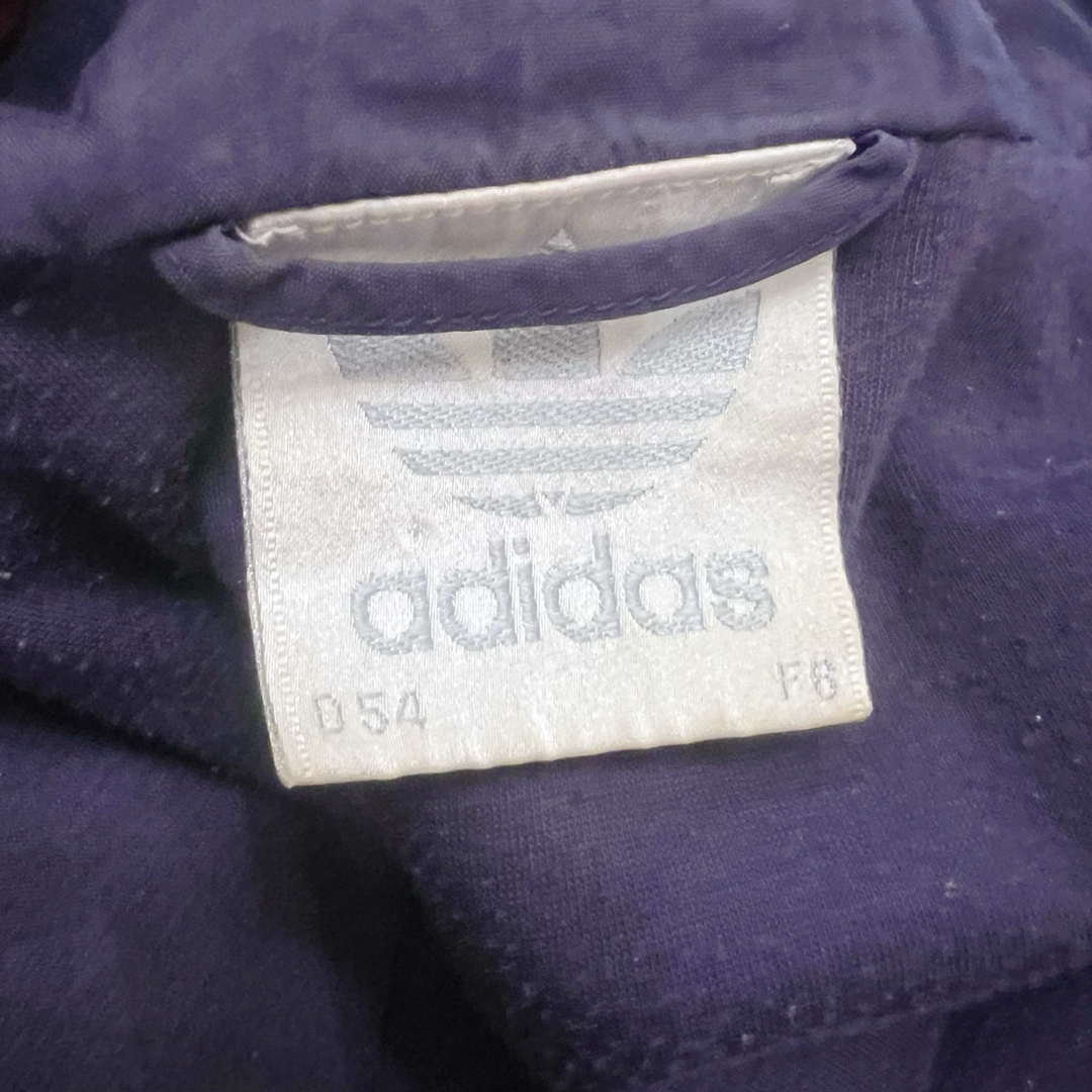 adidas - 希少☆adidas アディダス 刺繍 パープル 3本線 90s adidas - 希少☆adidas アディダス 刺繍 パープル 3本線 90s