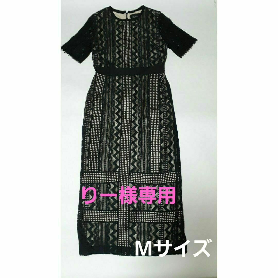 LagunaMoon LADY ジオメトリックレースドレス Mサイズ LagunaMoon LADY ジオメトリックレースドレス Mサイズ