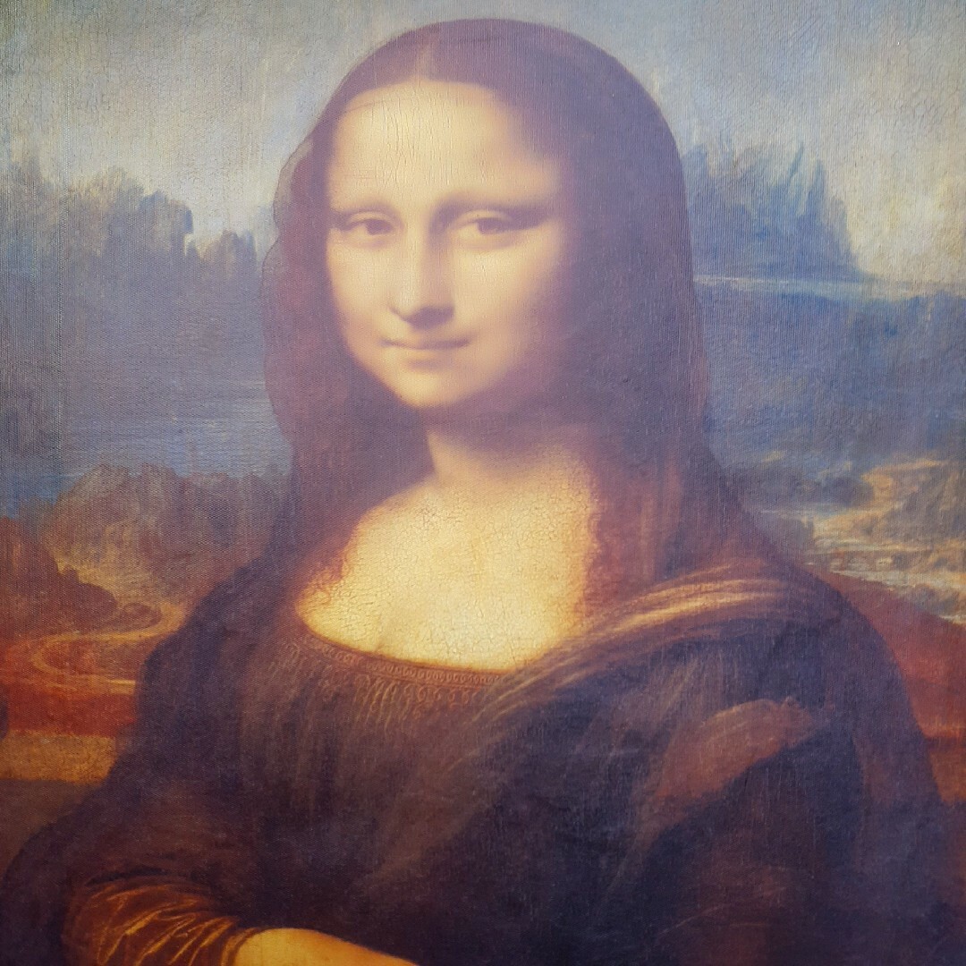 輸入雑貨 ダヴィンチ作 絵画 モナリザ 良質キャンバス生地 金箔 輸入雑貨 ダヴィンチ作 絵画 モナリザ 良質キャンバス生地 金箔