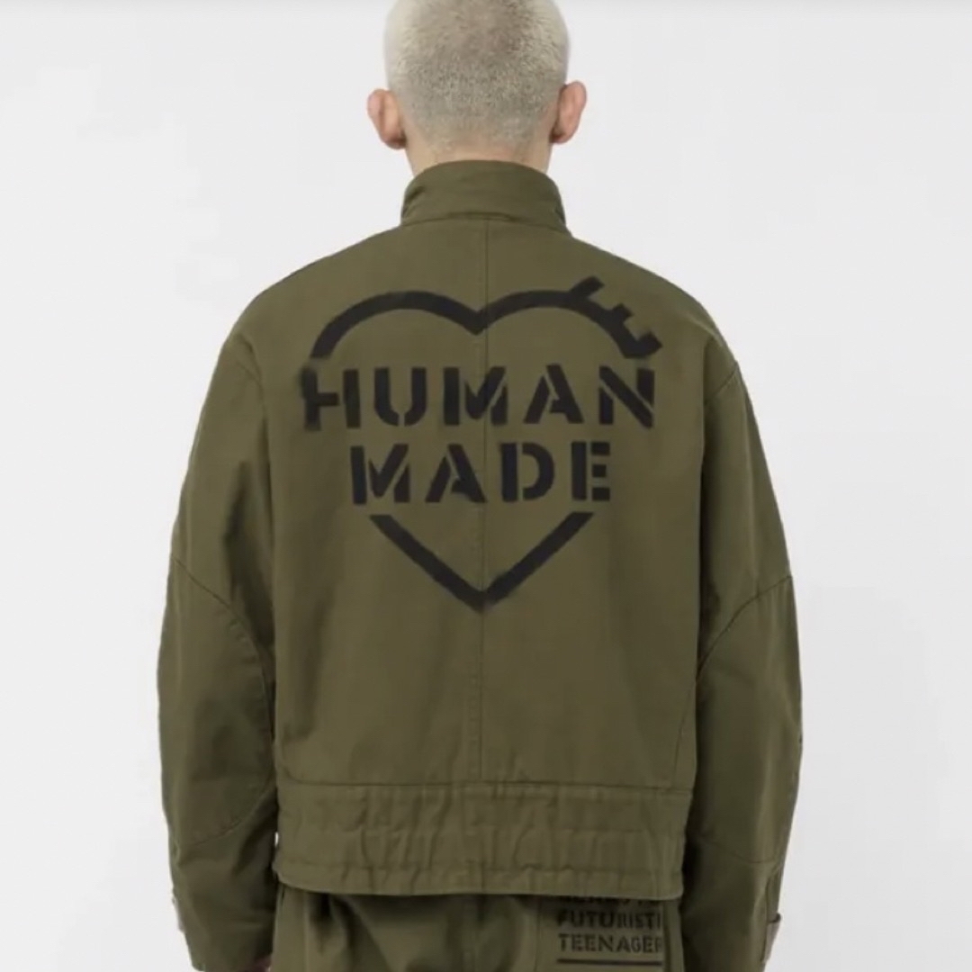 HUMAN MADE - HUMAN MADE ミリタリーモーターサイクルジャケット HUMAN MADE - HUMAN MADE ミリタリーモーターサイクルジャケット