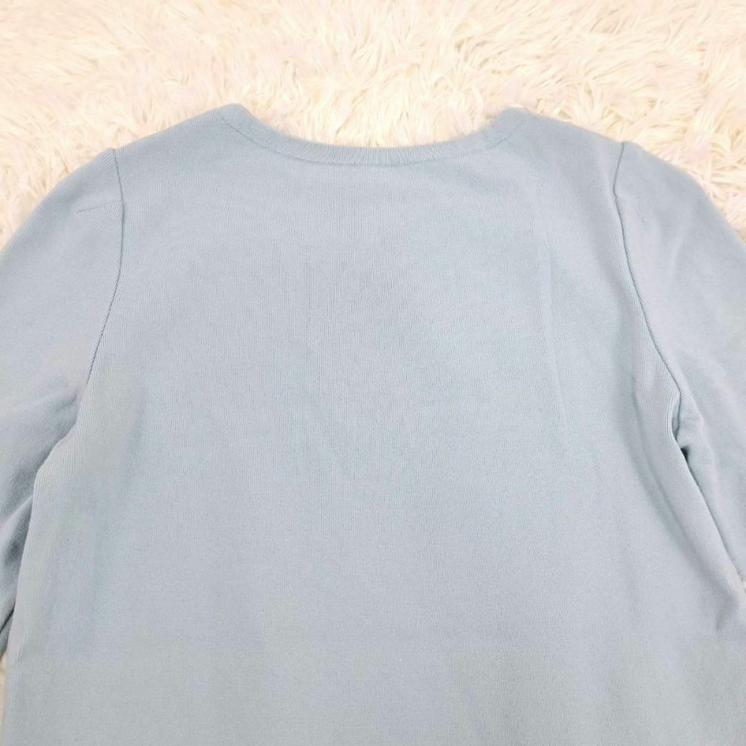 美品】FOXEY フォクシー ロゴプレート付き カットソー ニット 38 美品】FOXEY フォクシー ロゴプレート付き カットソー ニット 38