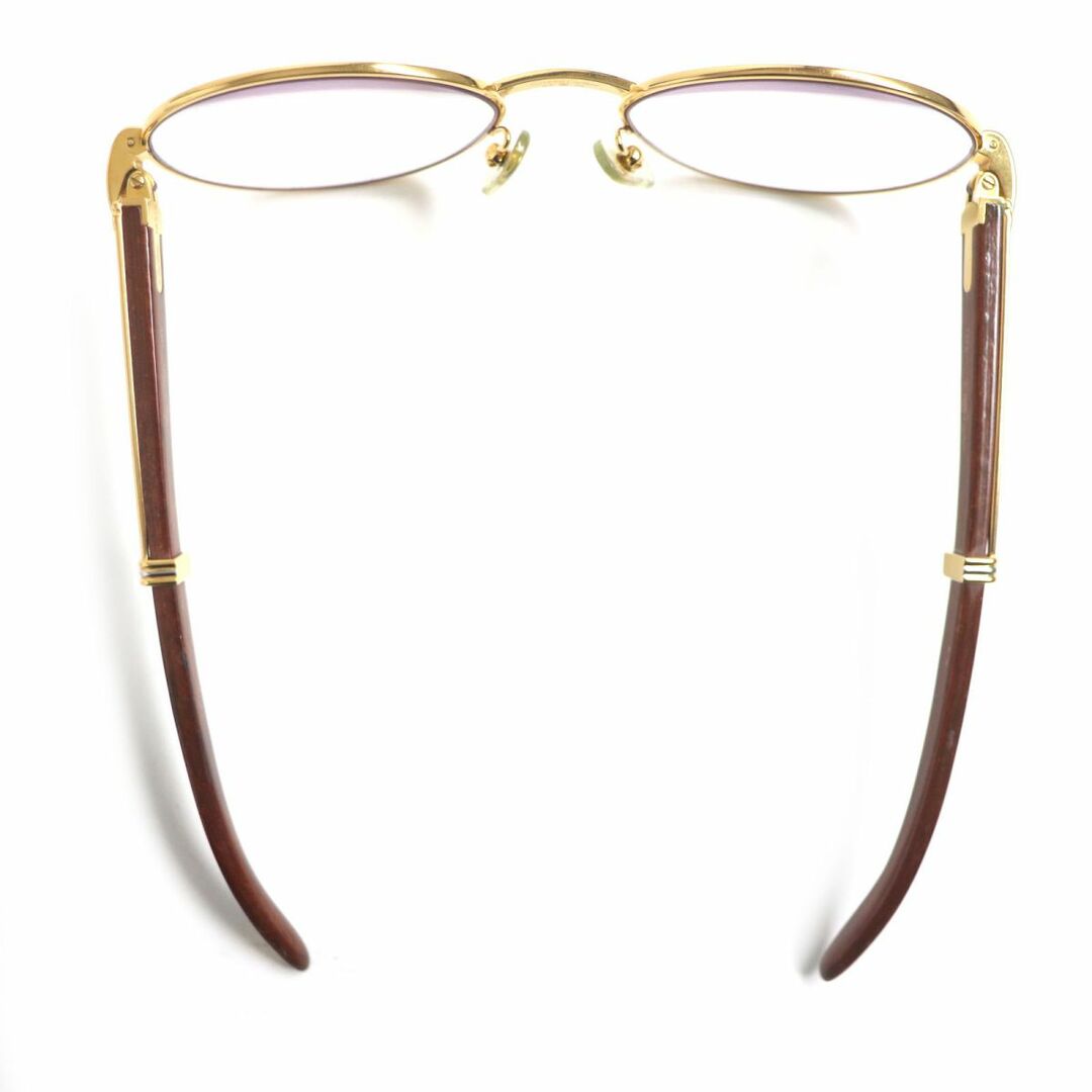 Cartier - 良品▽Cartier カルティエ ウッドテンプル ロゴ金具 Cartier - 良品▽Cartier カルティエ ウッドテンプル ロゴ金具