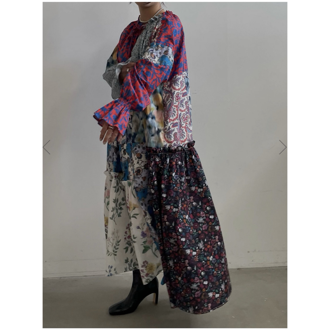 Ameri新品 ♡LIBERTY PATCHWORK MLT DRESS♡ Ameri新品 ♡LIBERTY PATCHWORK MLT DRESS♡