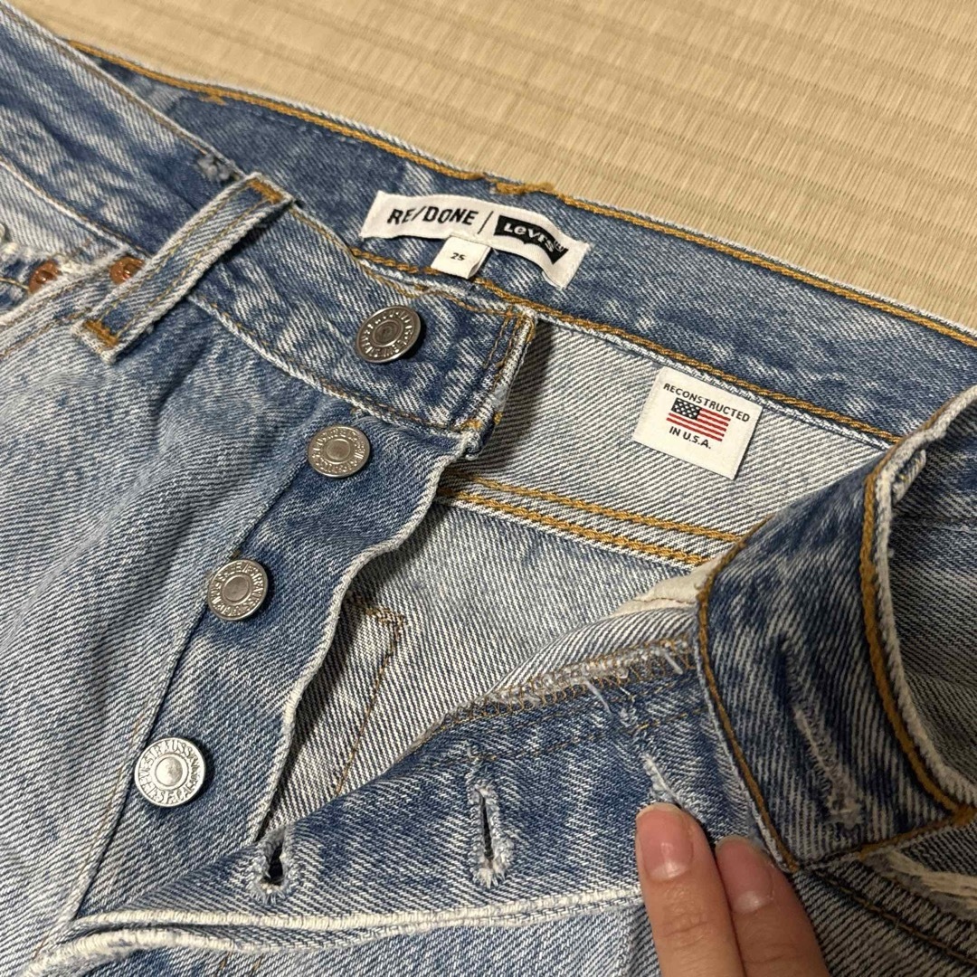 RE/DONE Levi's ジップアップデニム 25 RE/DONE Levi's ジップアップデニム 25